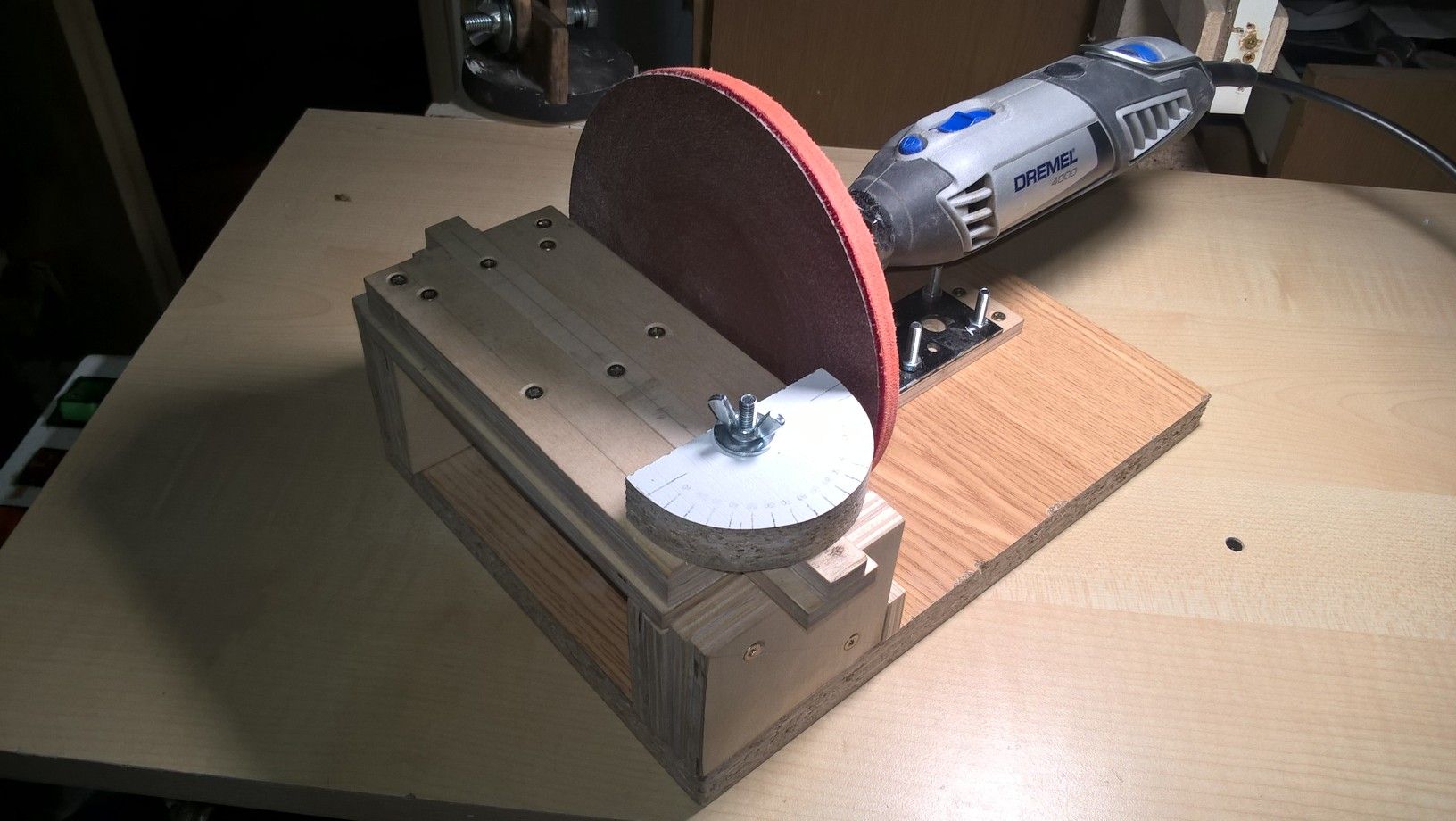 Dremel Disk Sander - Easy and Cheap : 3 Steps - Instructables