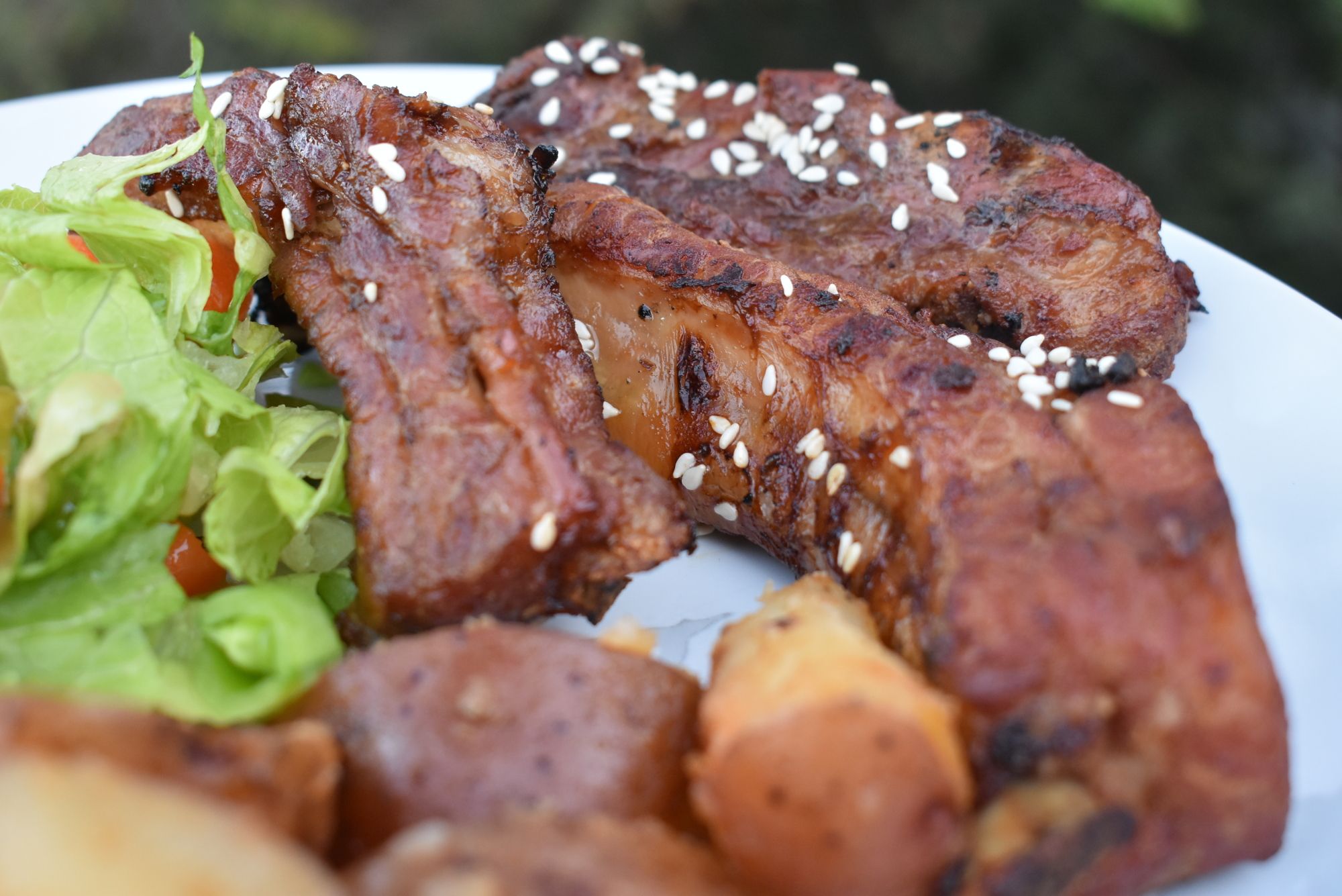Simple and Delicious BBQ Teriyaki Ribs : 4 Steps (with Pictures ...