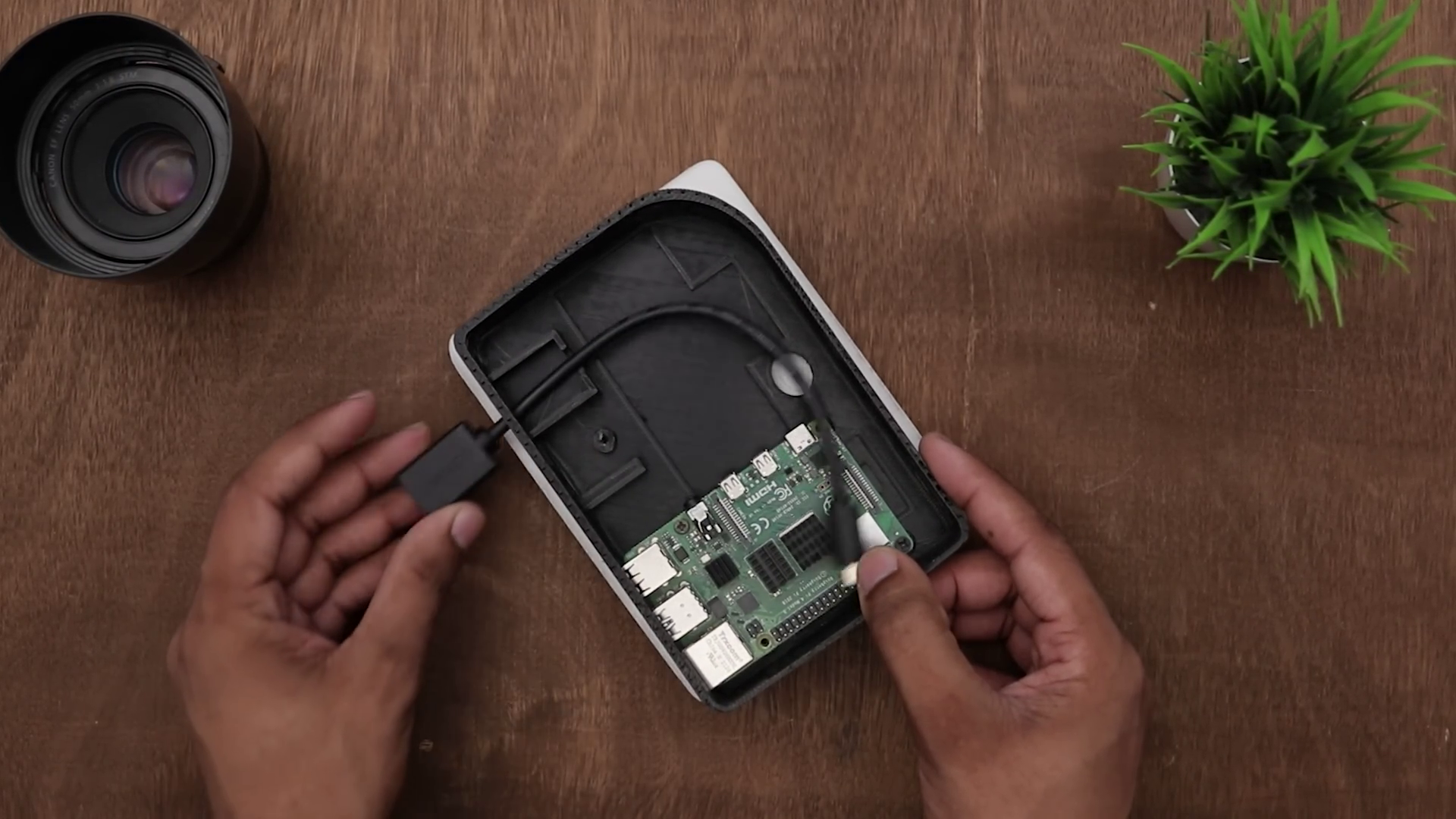 Pi Station Gaming Console With 3D Printed Tiny Play Station 5 Case : 9 ...