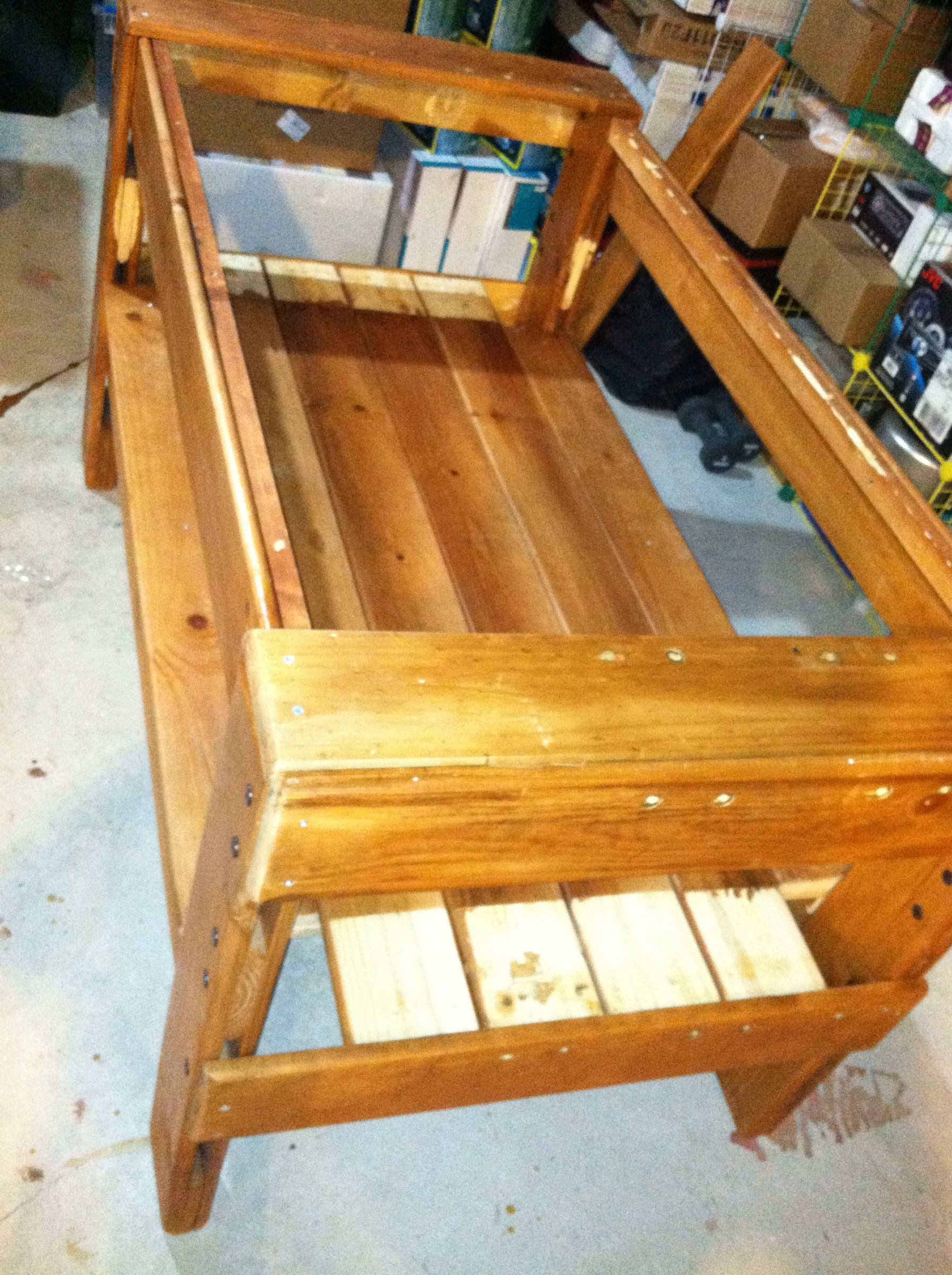 Upcycled Bunk Bed Workbench : 5 Steps (with Pictures) - Instructables