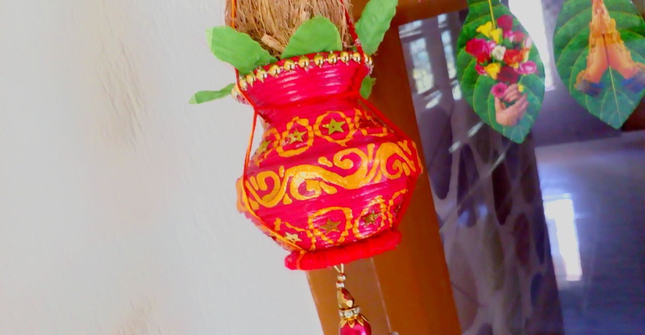 DIY Kalash Door Hanging | DIY Kalash Decoration | Traditional Door ...
