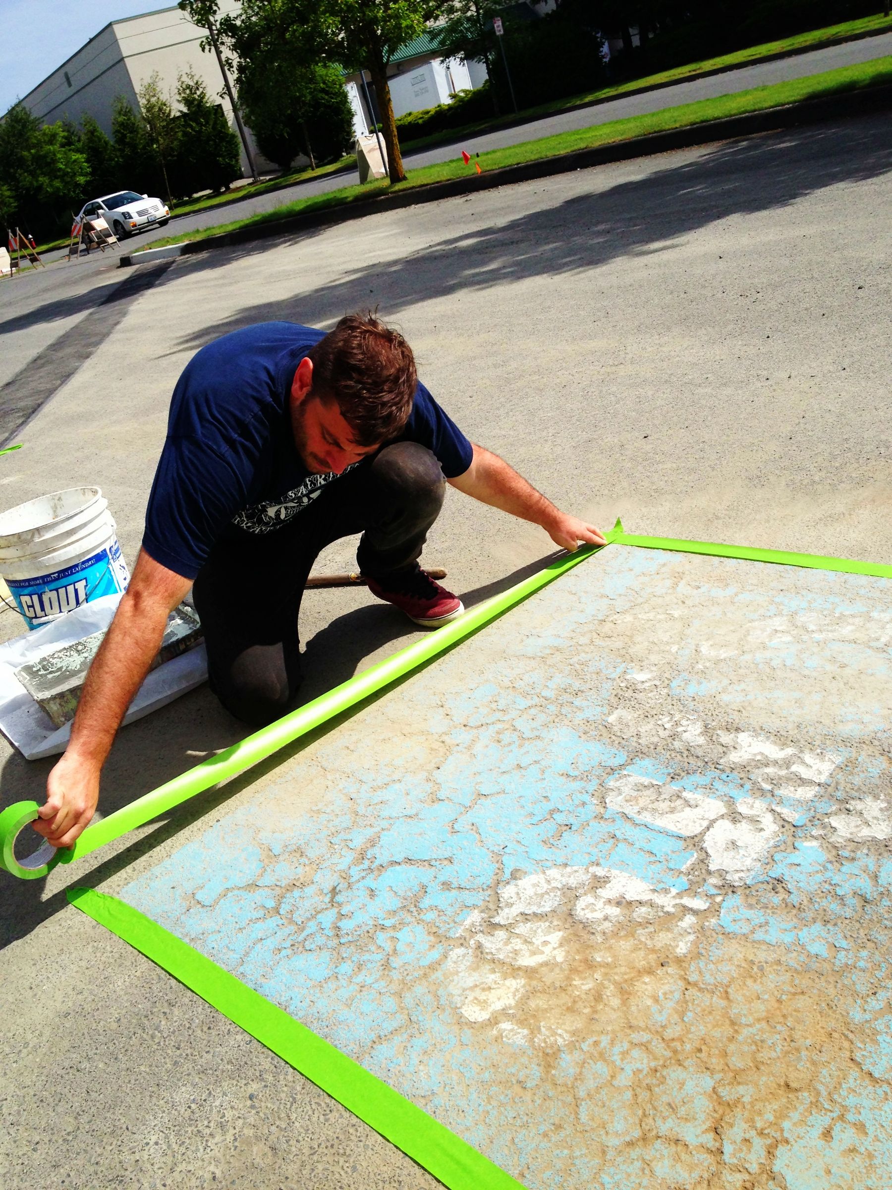 Stencil for Disability Parking Space : 6 Steps (with Pictures ...