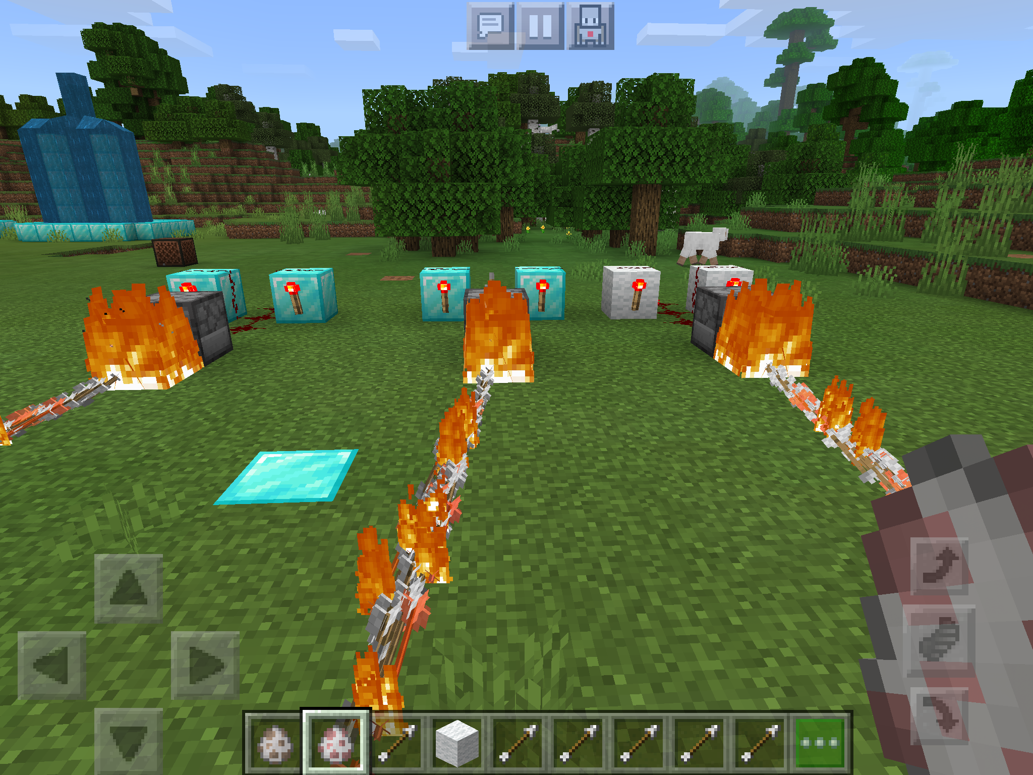 Machine Gun That Shoots Burning Arrows in Minecraft : 7 Steps ...