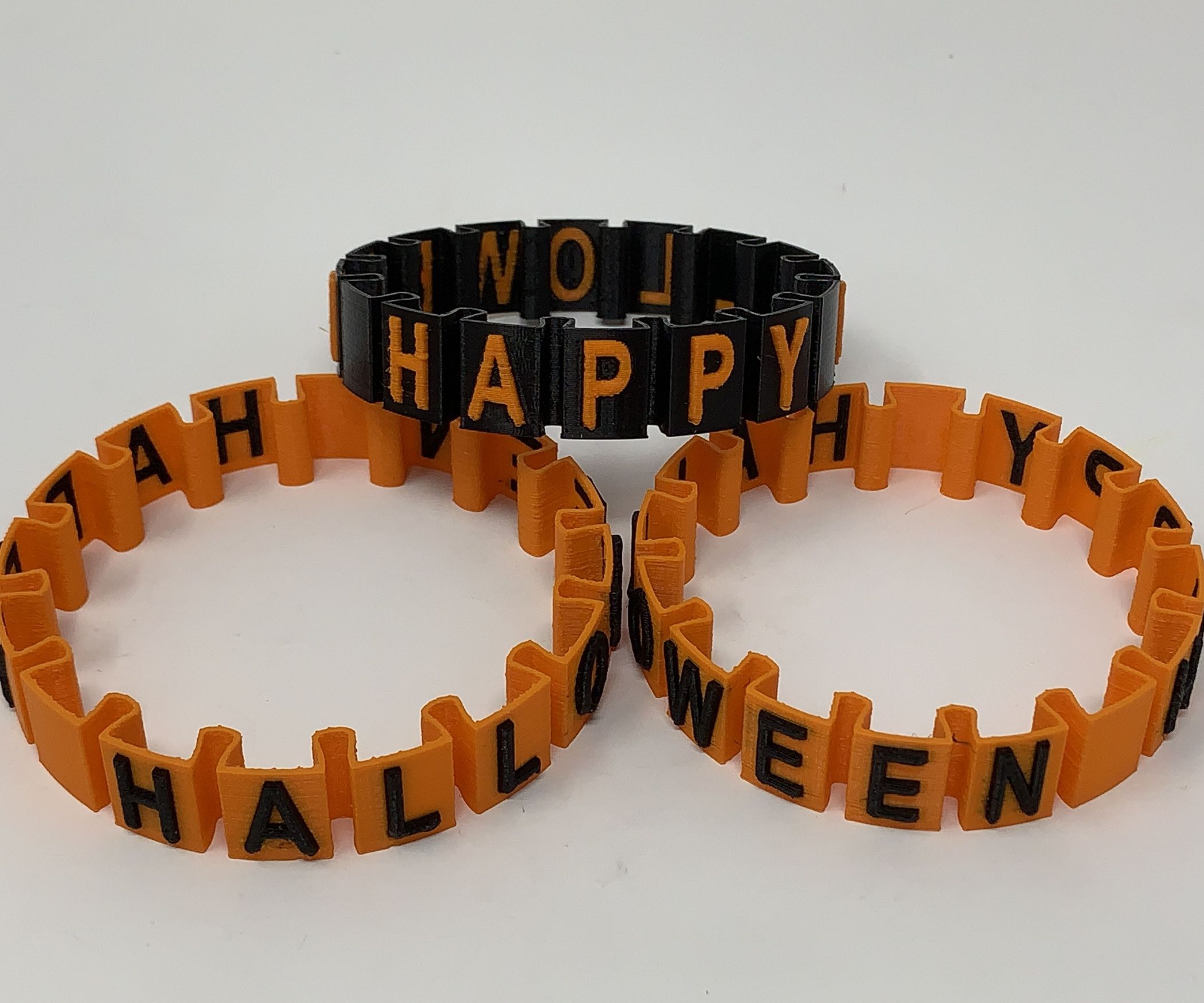 Happy Halloween "Somewhat Stretchy" Bracelet. (with Pictures ...
