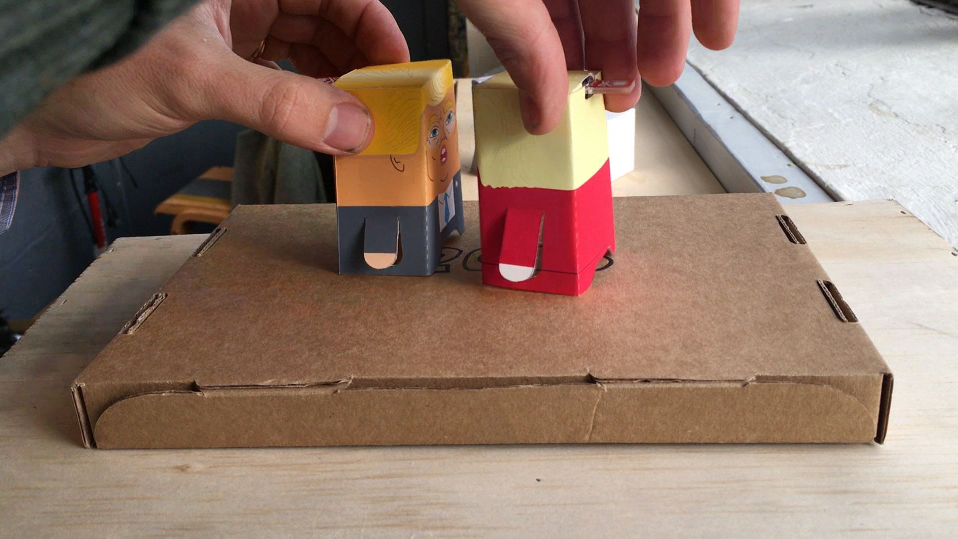 Trump Vs Clinton Papercraft Play Set : 7 Steps - Instructables