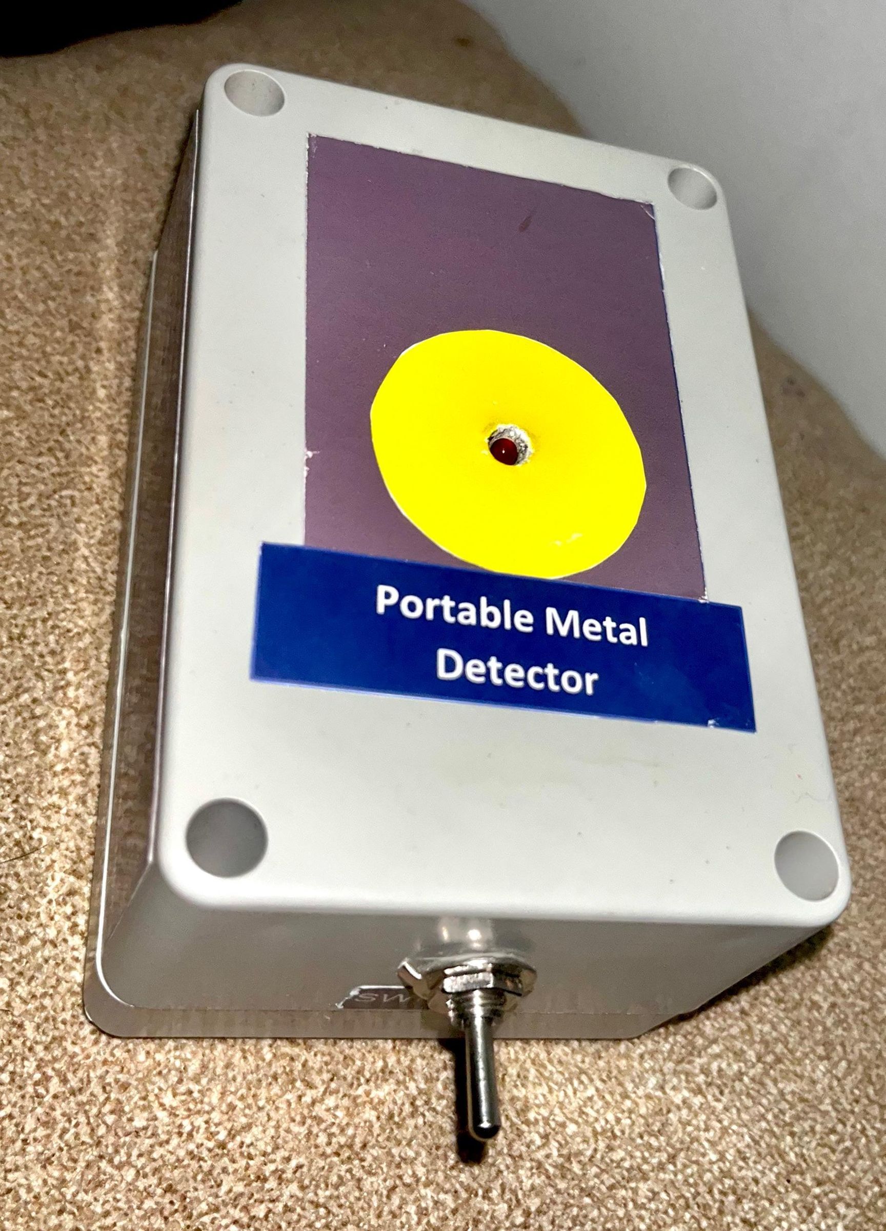 Portable Metal Detector : 6 Steps (with Pictures) - Instructables