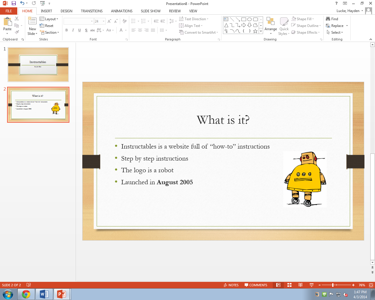How to Construct an Informational PowerPoint for a Presentation : 11 ...