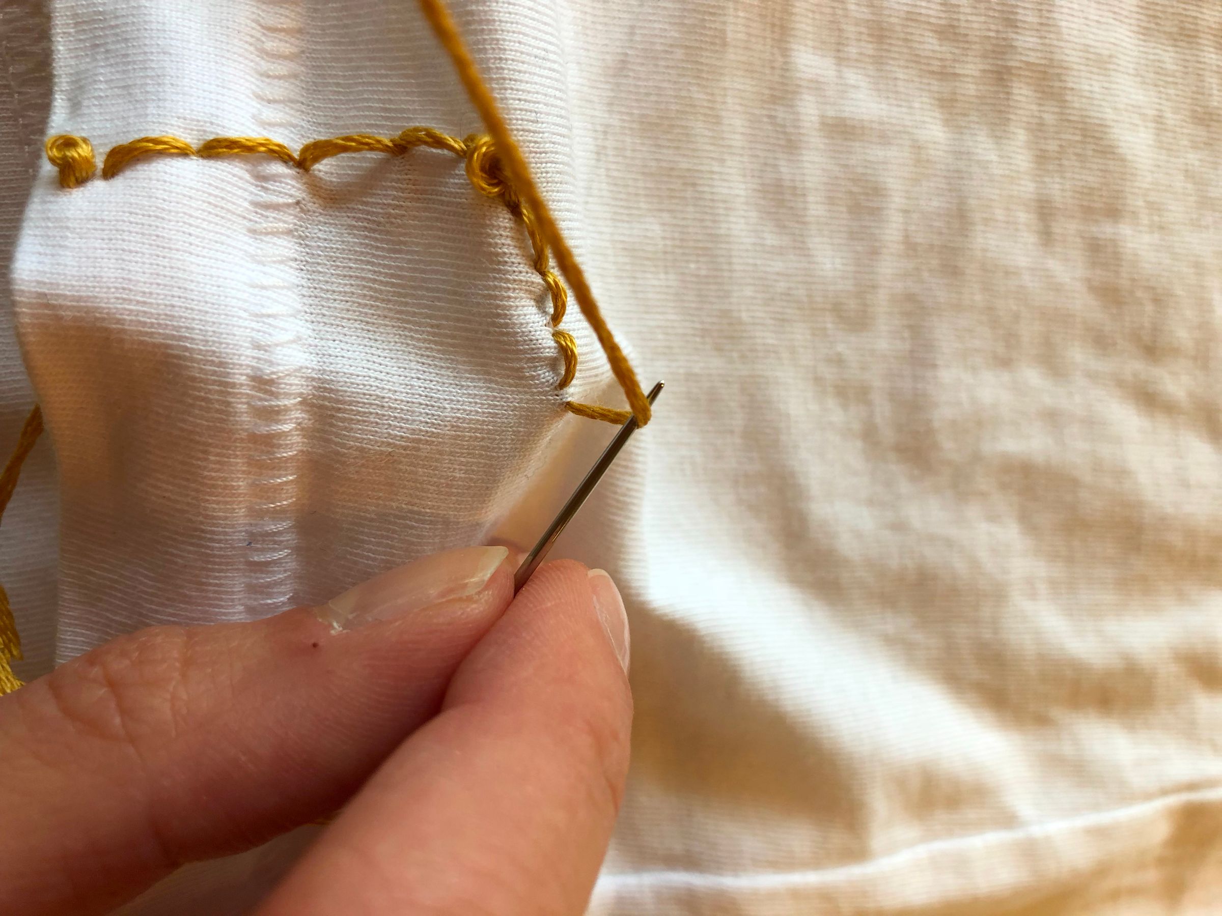 How to Cover Up a Stained T-shirt With Embroidery : 8 Steps - Instructables