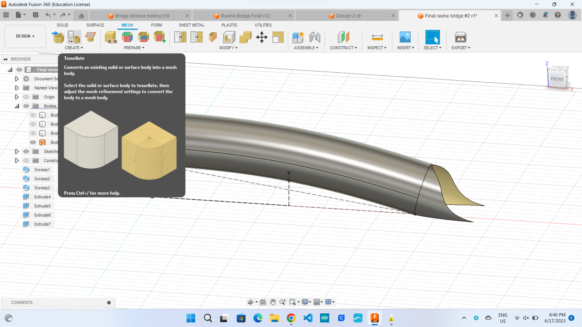Voronoi Pedestrian Bridge : 22 Steps (with Pictures) - Instructables
