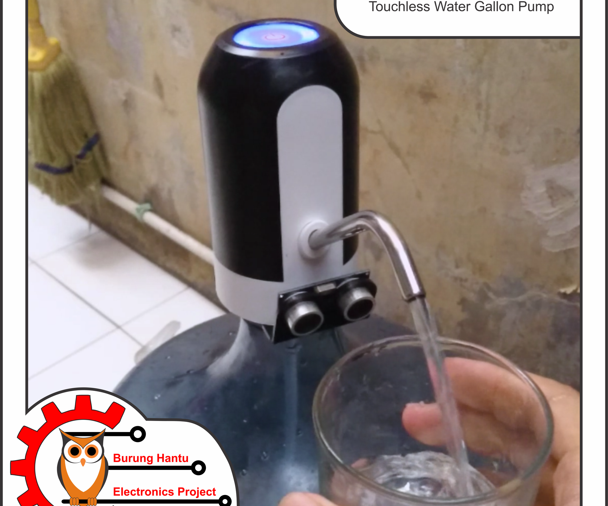 Touchless Water Gallon Pump : 5 Steps - Instructables