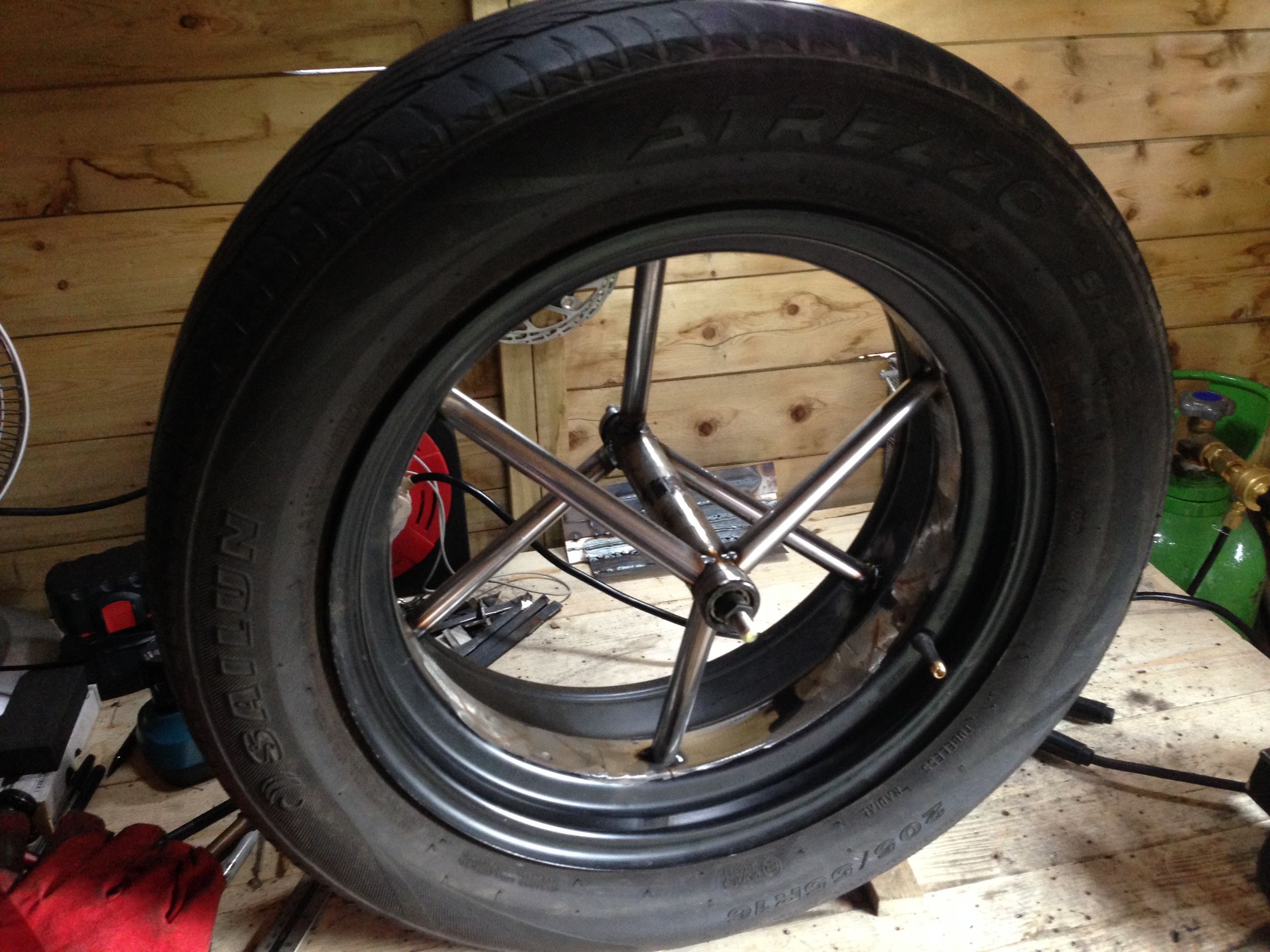 Car Wheel Bicycle - the Learn to Weld Project : 8 Steps (with Pictures ...