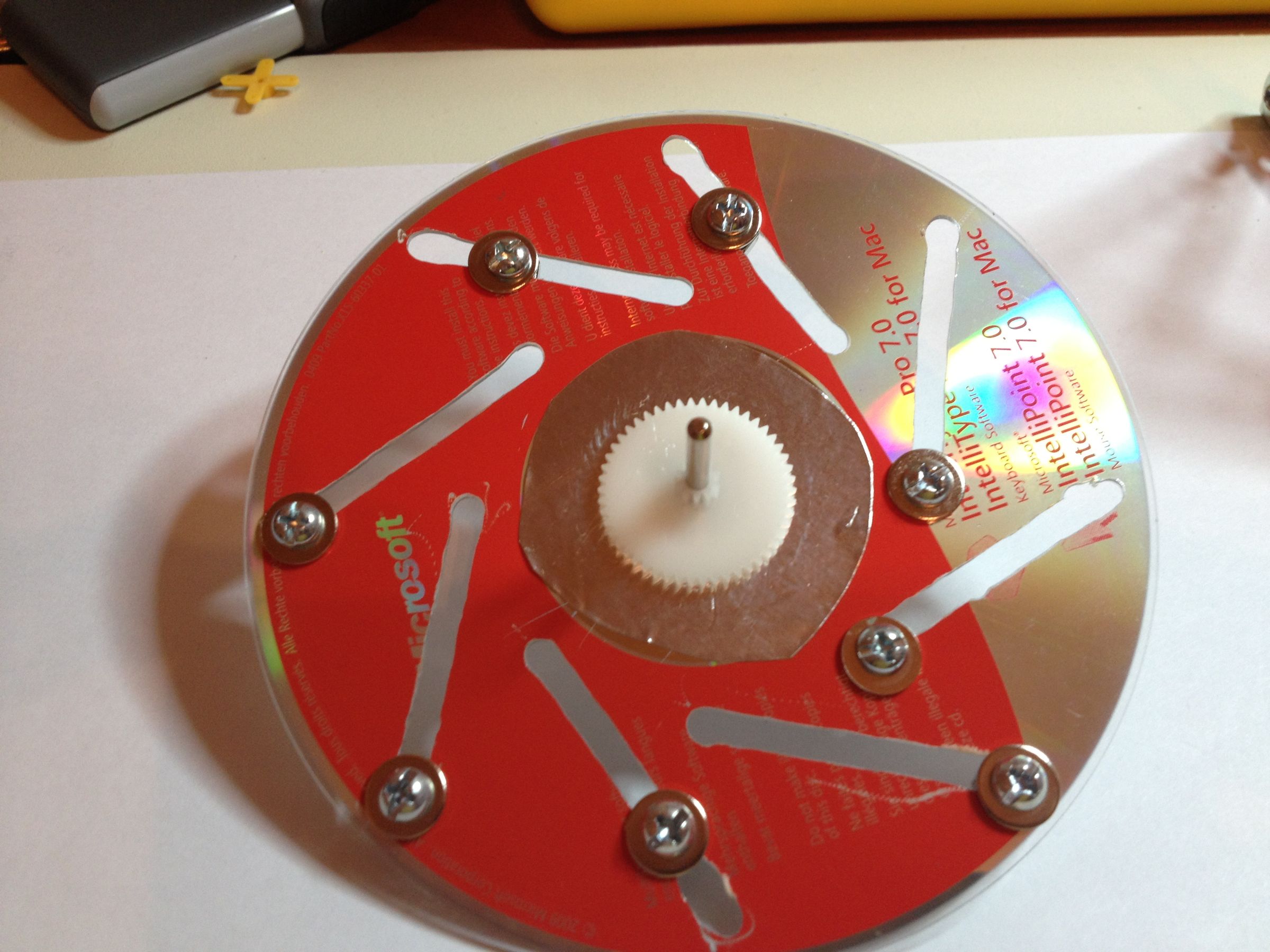 Overbalanced Wheel (Fake Perpetual Motion Machine for Fun) : 9 Steps ...