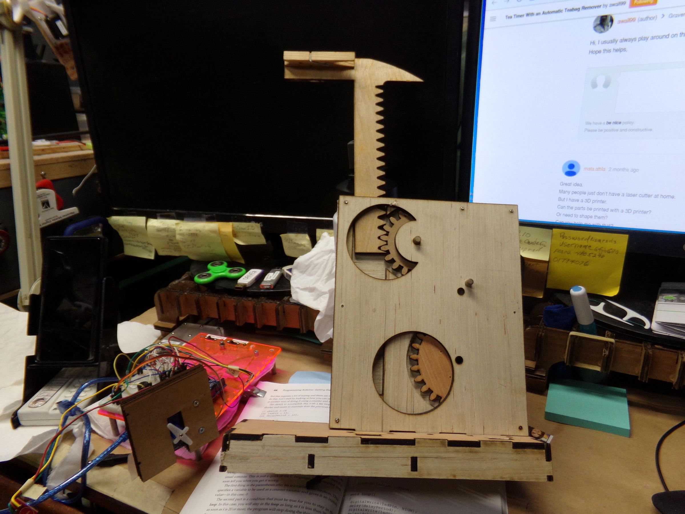 Tea Timer With an Automatic Teabag Remover : 6 Steps (with Pictures ...