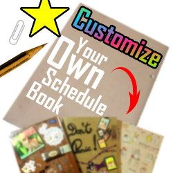 How to Customize Your Schedule Book : 8 Steps - Instructables