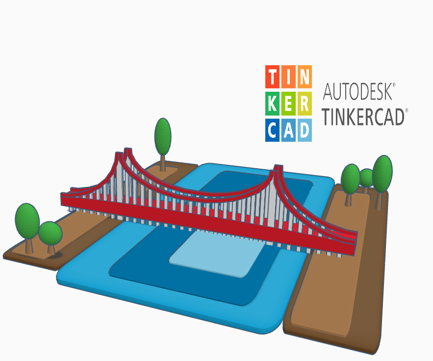 Connective Bicycle Lane Bridge With Autodesk Tinkercad : 9 Steps ...