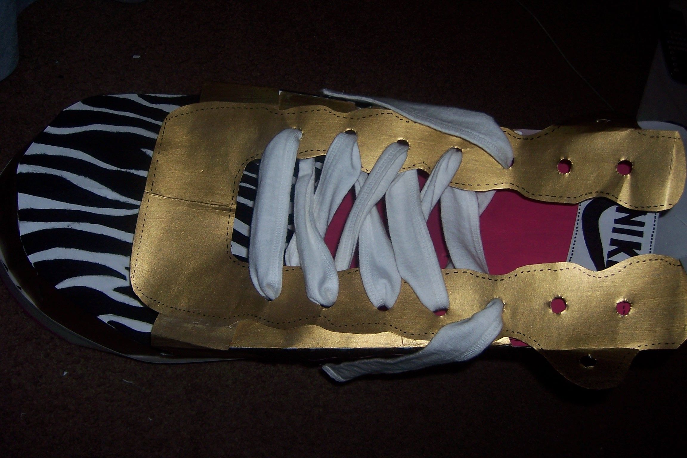 JUST DO IT : How to Make a Paper Nike Sneaker Costume : 7 Steps ...