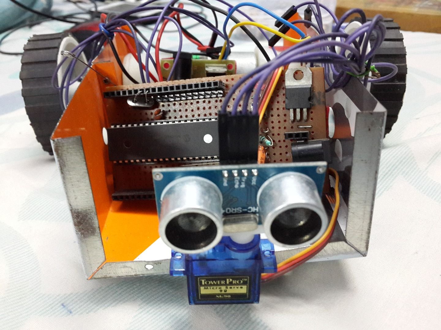 Remote Controlled Obstacle Avoiding Robot With PIC Microcontroller - Instructables