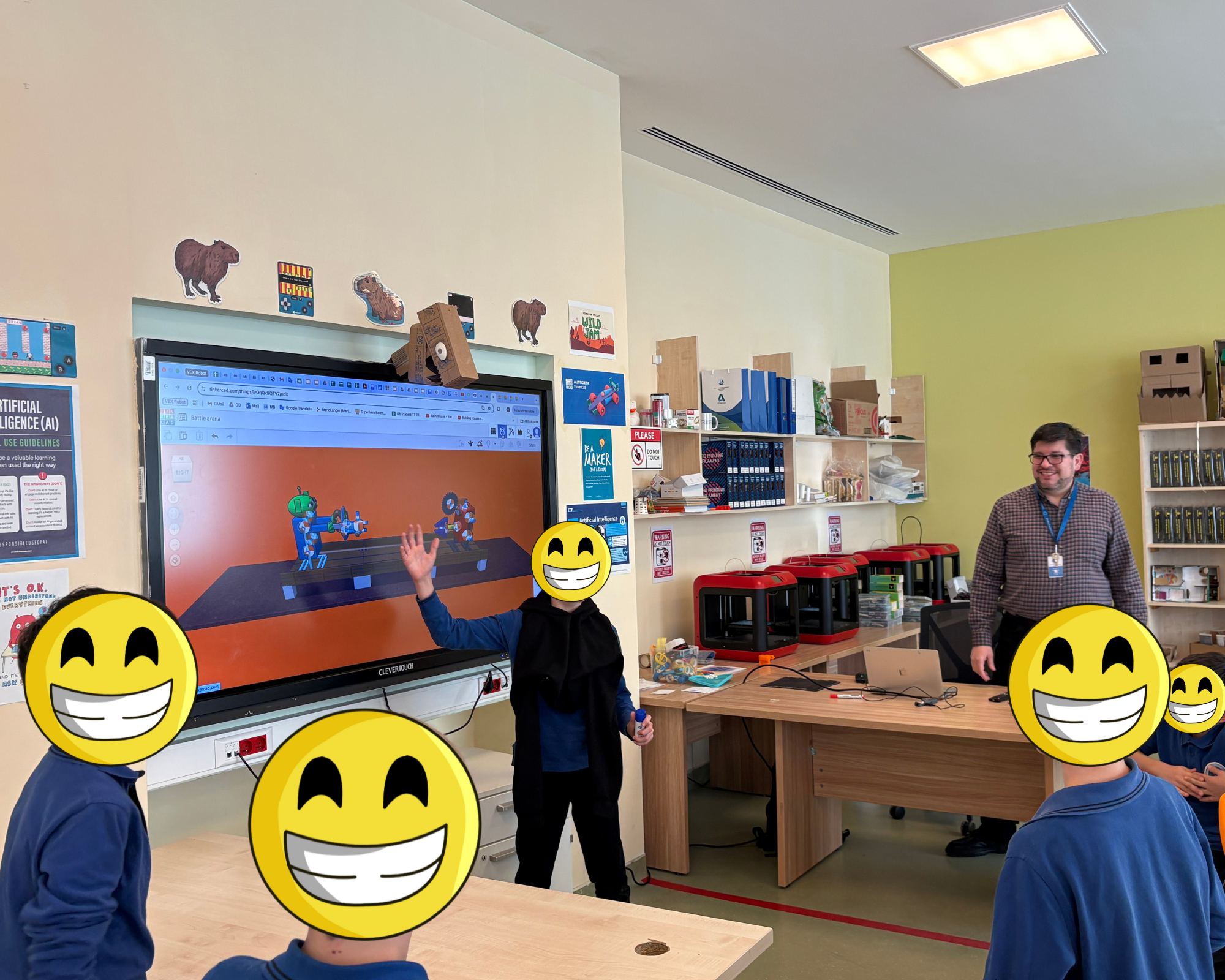 Tinkercad Robotics for School: SIMLAB KOMBAT! (virtual Walking Robots ...