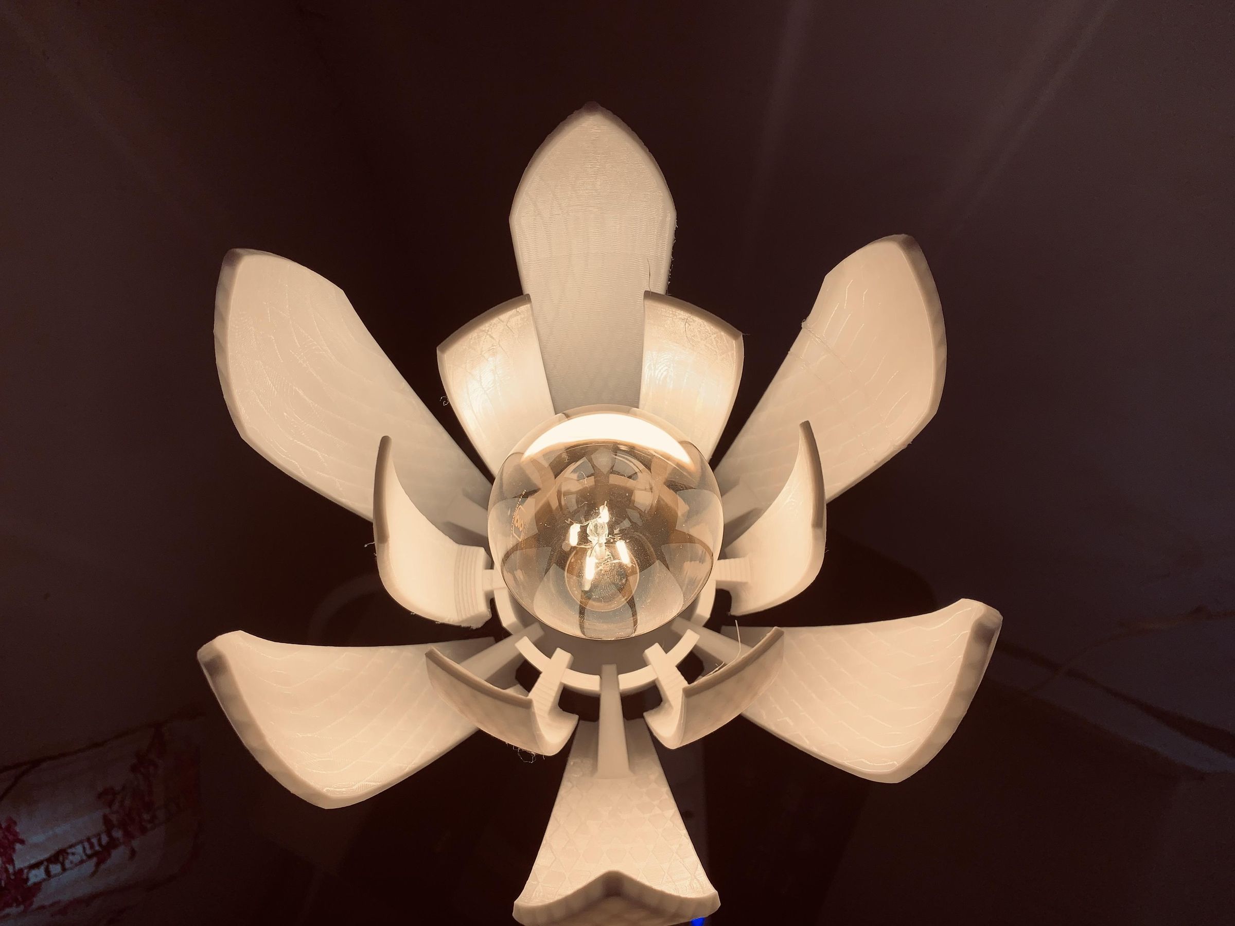 3D Printed Flower Shape Lamp. : 6 Steps (with Pictures) - Instructables