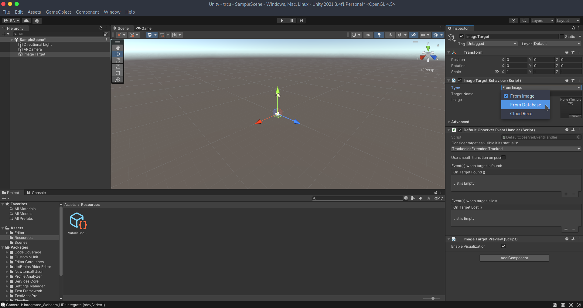 Target Based Augmented Reality With Unity : 7 Steps (with Pictures) - Instructables