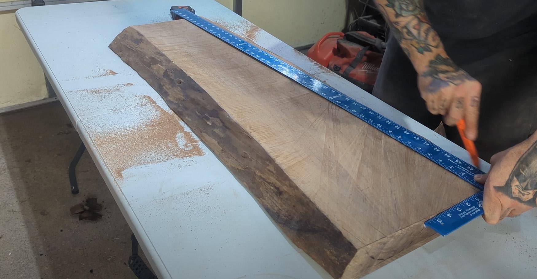 Making a Live Edge Bench From Walnut and Resin : 13 Steps (with ...