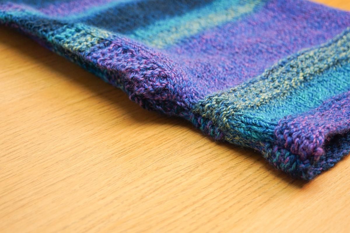 How to Knit a Hooded Scarf | Easy Balaclava Knitting Pattern : 10 Steps ...
