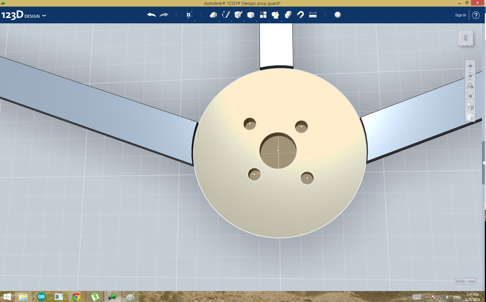 Quadcopter HACK! [Design and Print Your Propeller Guard] : 18 Steps ...
