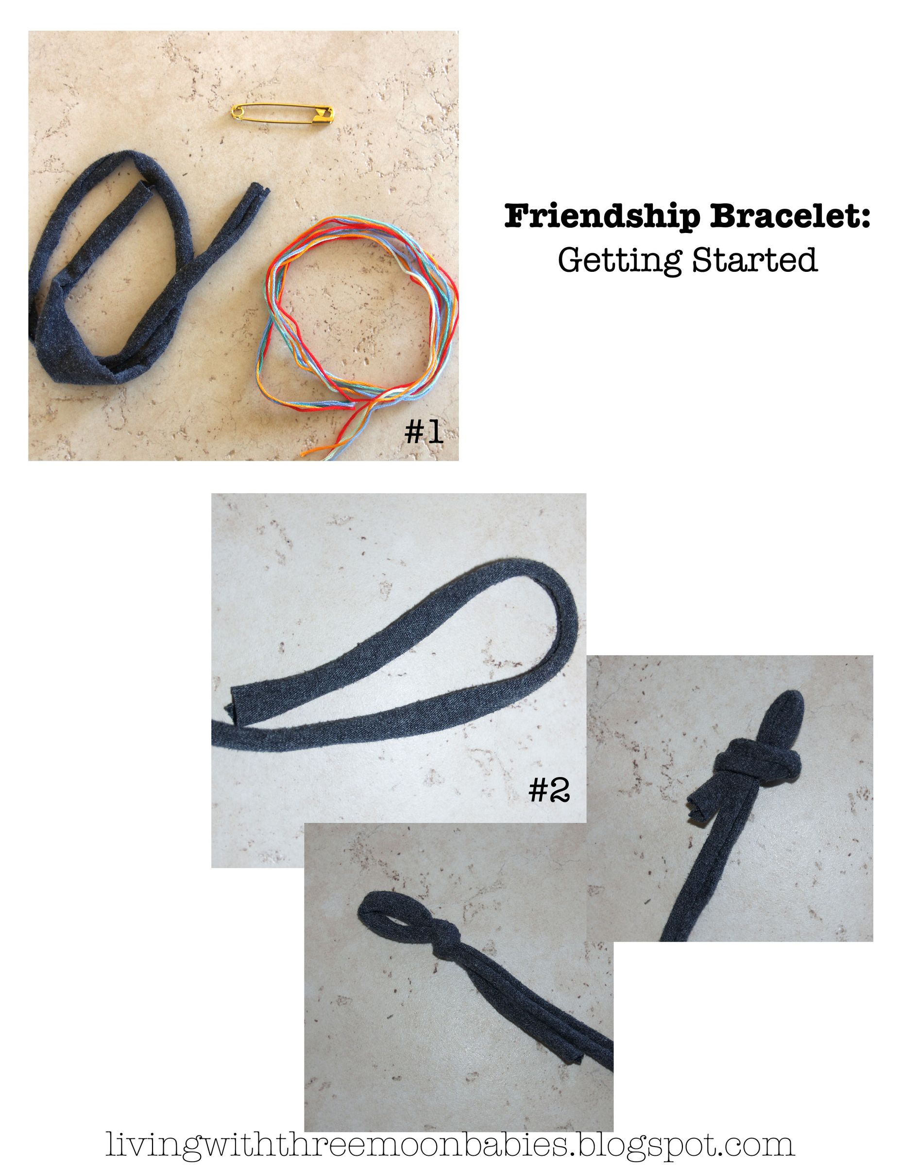 Friendship Bracelet: Tutorial : 4 Steps (with Pictures) - Instructables