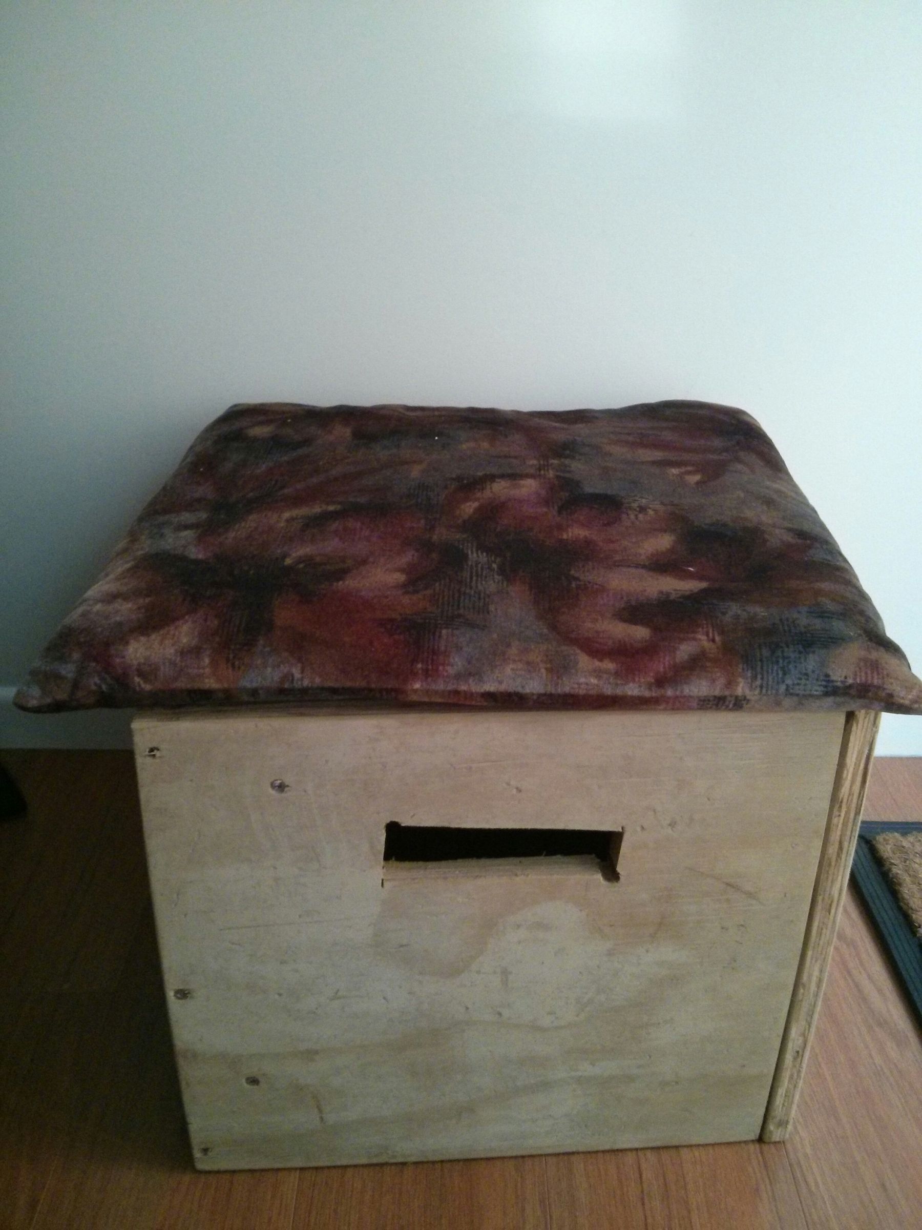 Multi-purpose Stool (with Storage) From Recycled Wood : 4 Steps ...