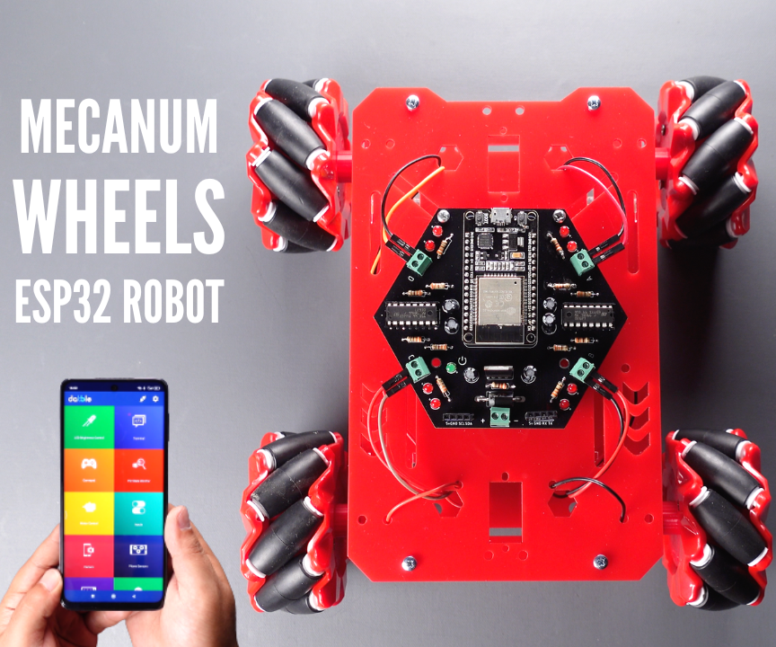 ESP32 Mecanum Wheels Robot and Bluetooth Gamepad Controller : 7 Steps (with Pictures ...
