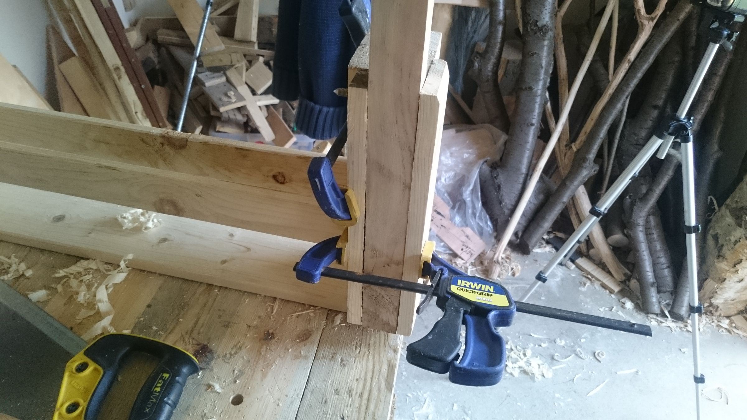Portable Benchtop Spring Pole Lathe : 7 Steps (with Pictures ...
