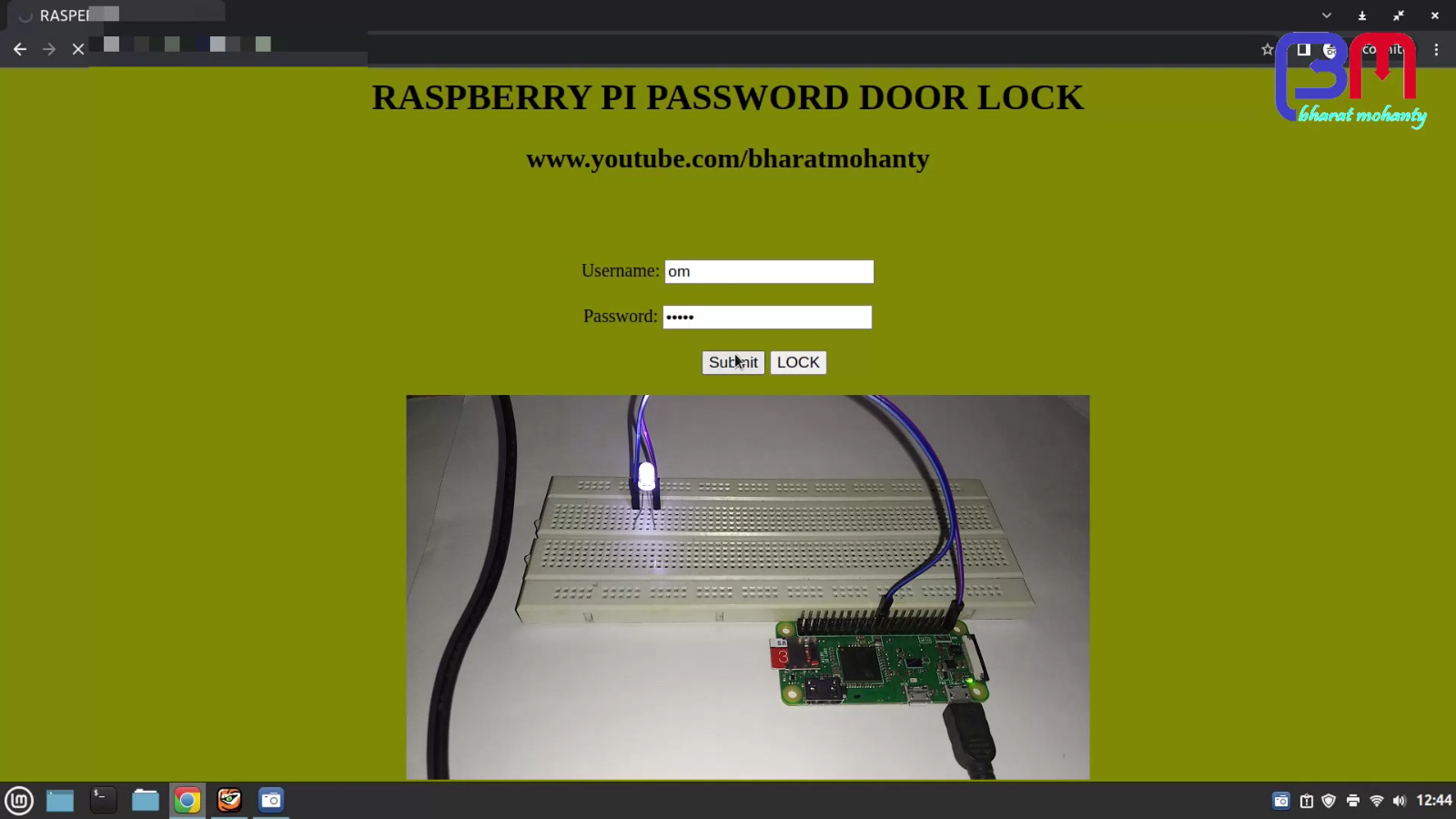 RASPBERRY PI PASSWORD DOOR LOCK : 6 Steps - Instructables
