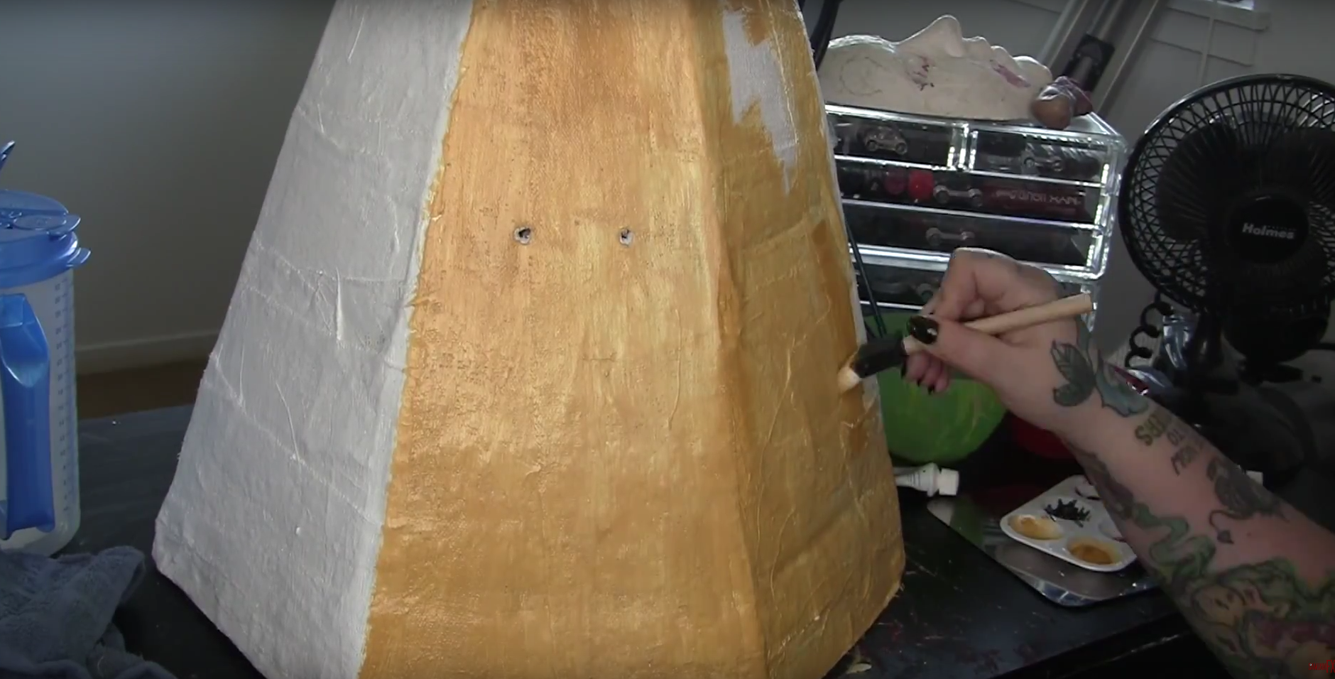 The Mayor From Halloween Town Mask Tutorial : 5 Steps (with Pictures ...