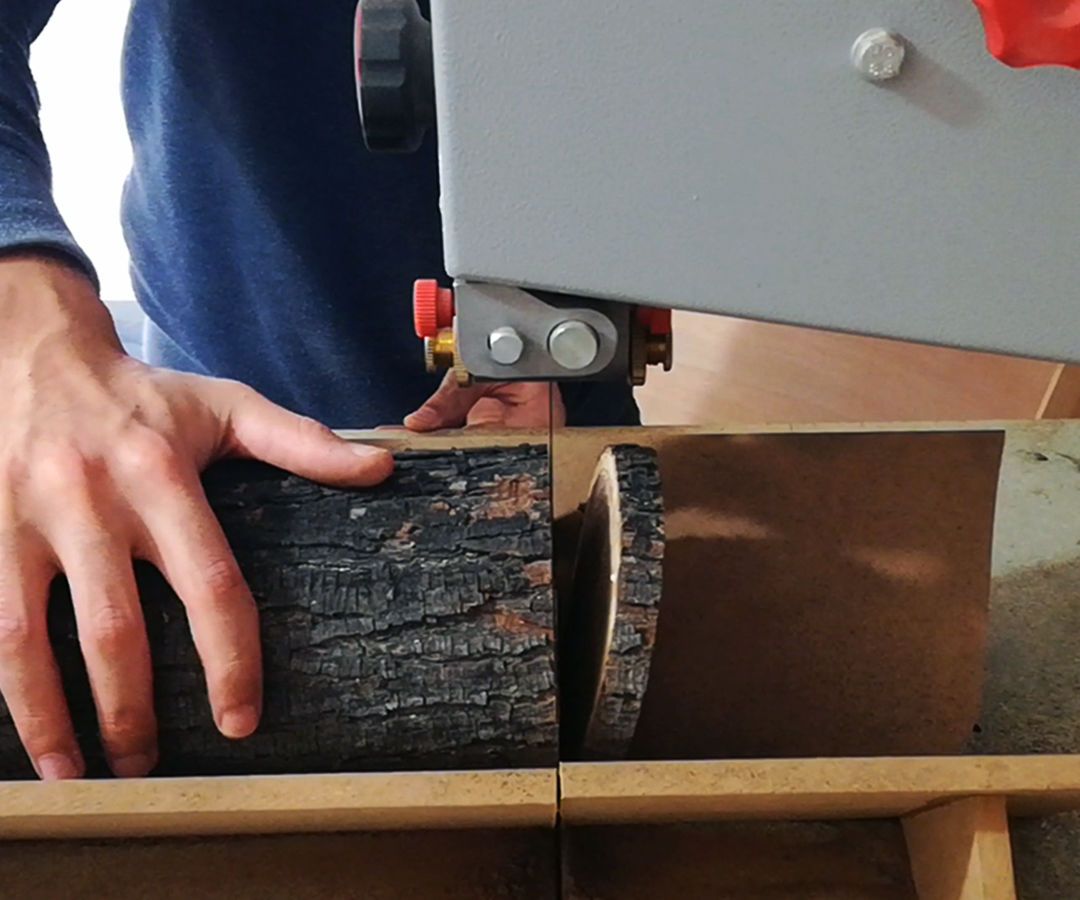 Bandsaw Jig to Cut Log Slices - Laser Engraved Logo (with Pictures ...