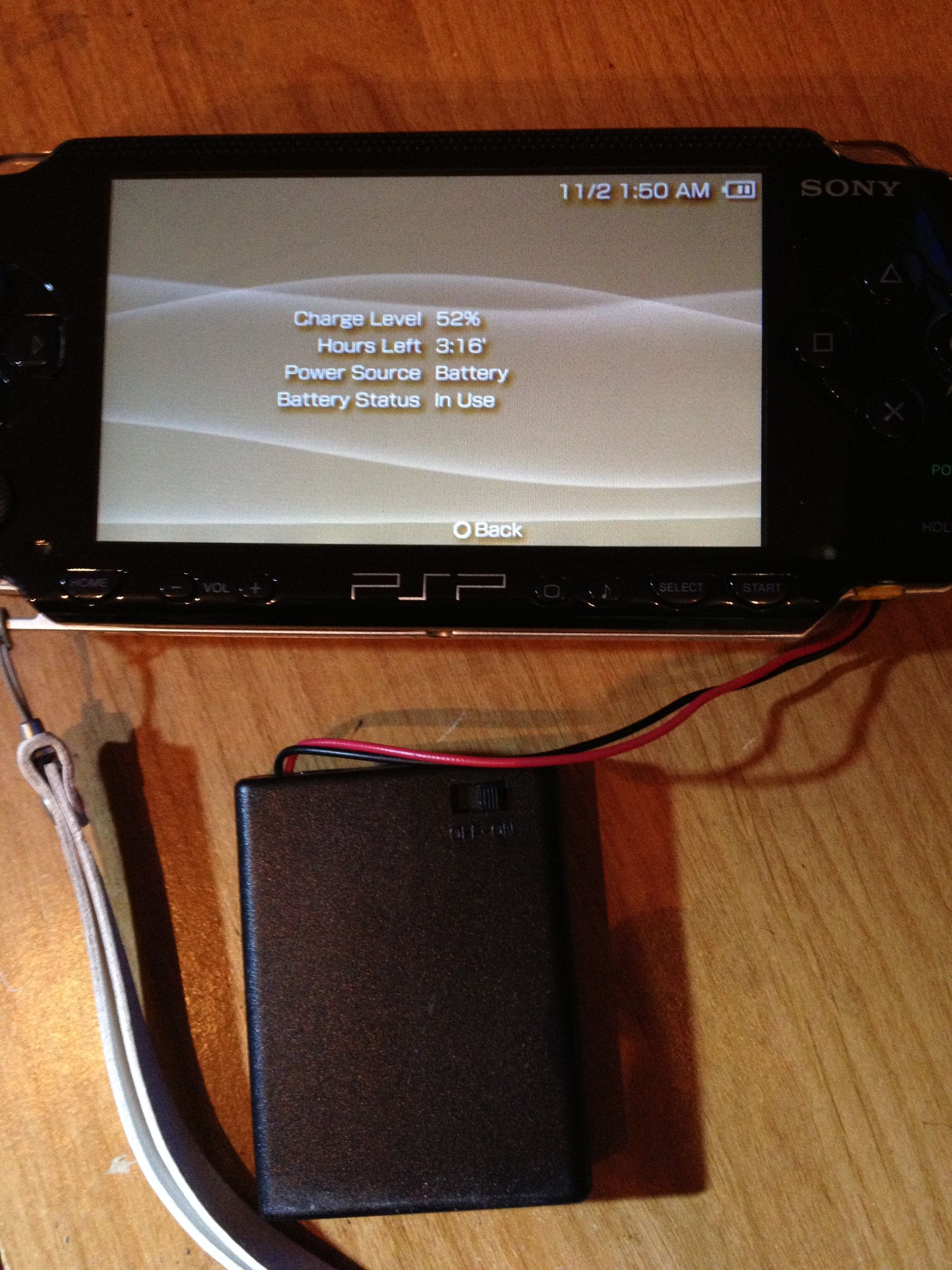 Power PSP Using AAA Batteries - Instructables
