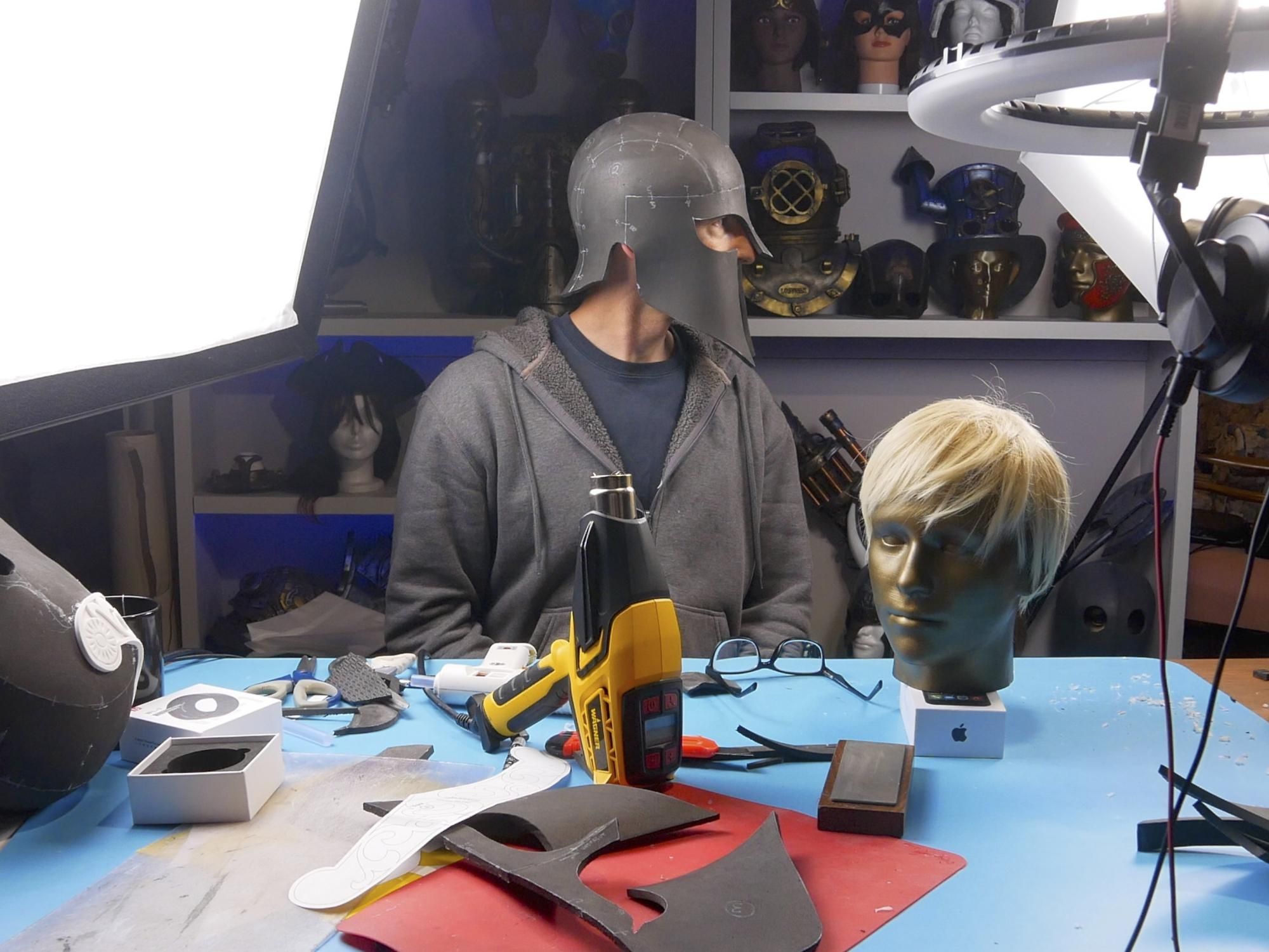 DIY Spartan Helmet Costume From Foam! : 27 Steps (with Pictures ...