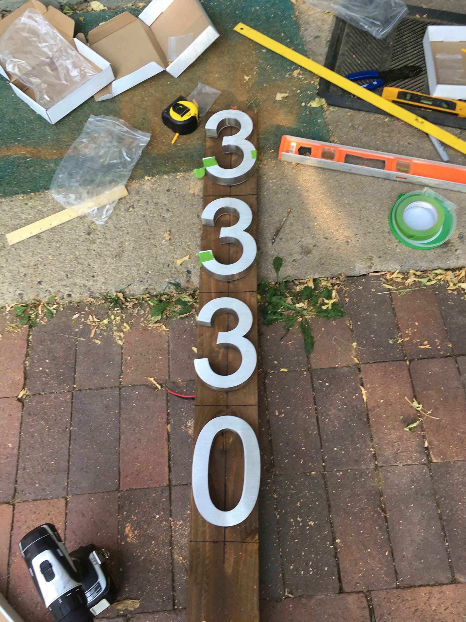 LED Backlit House Number Post : 7 Steps (with Pictures) - Instructables