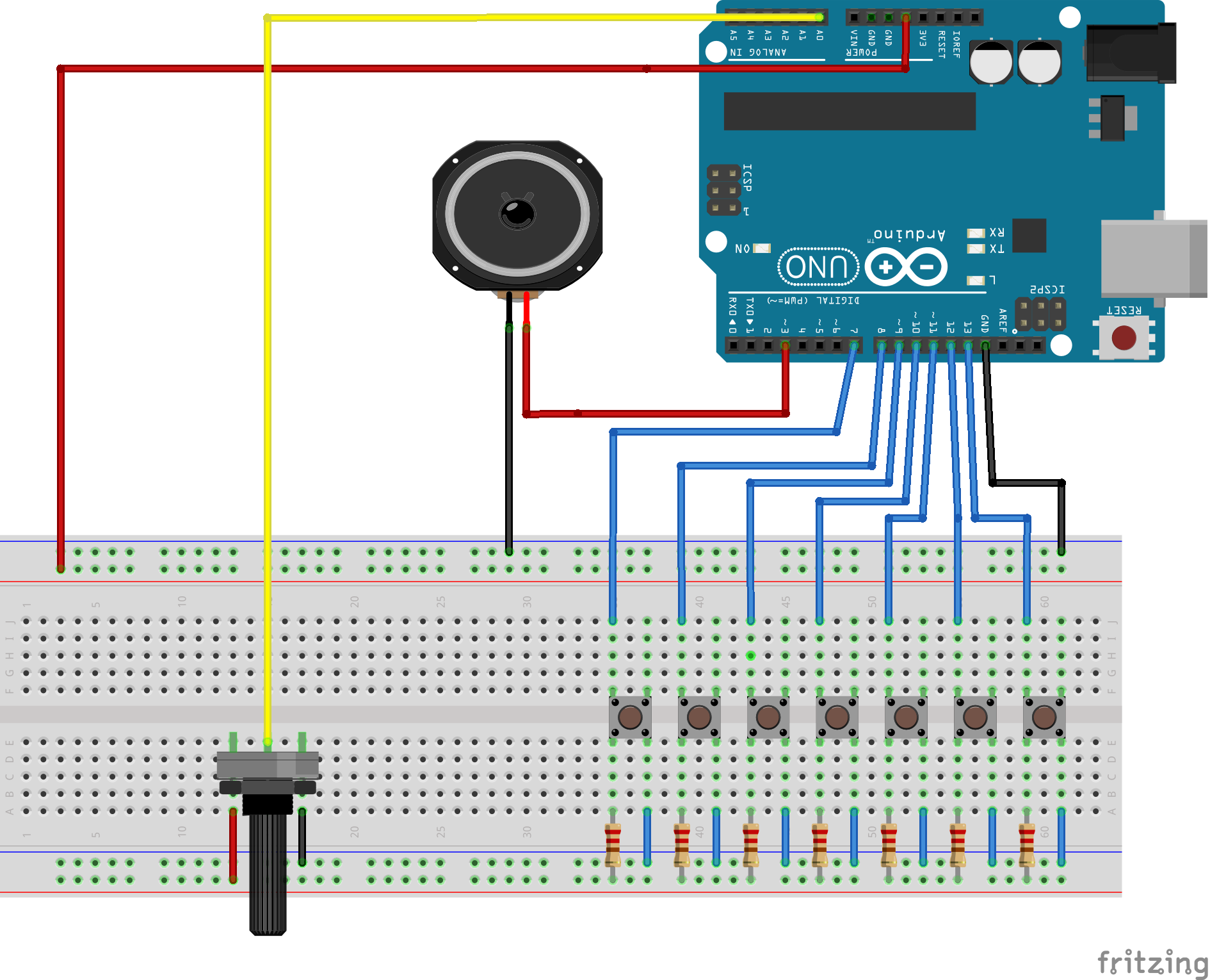 Teclado Musical Arduino : 3 Steps - Instructables