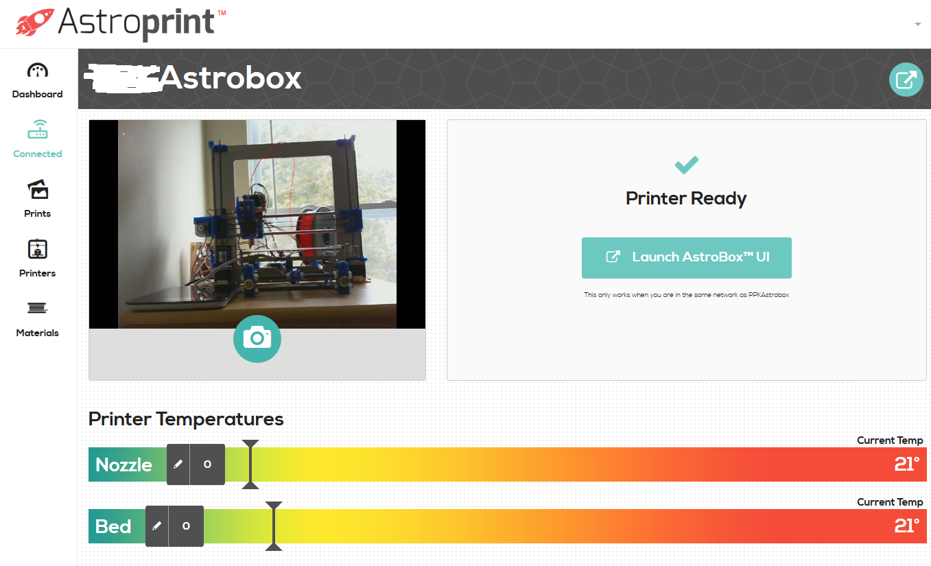Wireless 3D Printing & Monitoring Using Astroprint and Raspberry Pi ...
