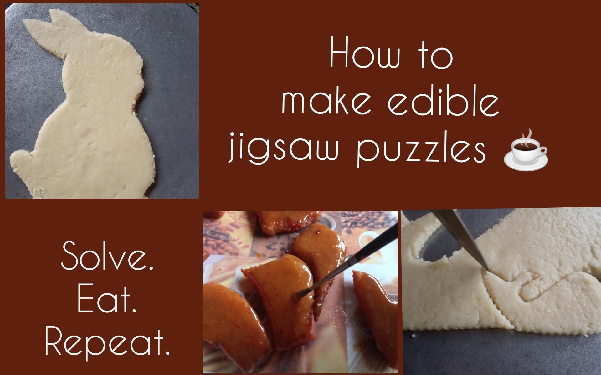 Sugar Rush Edible Jigsaw Puzzles (with Coffee Glaze) : 9 Steps (with ...