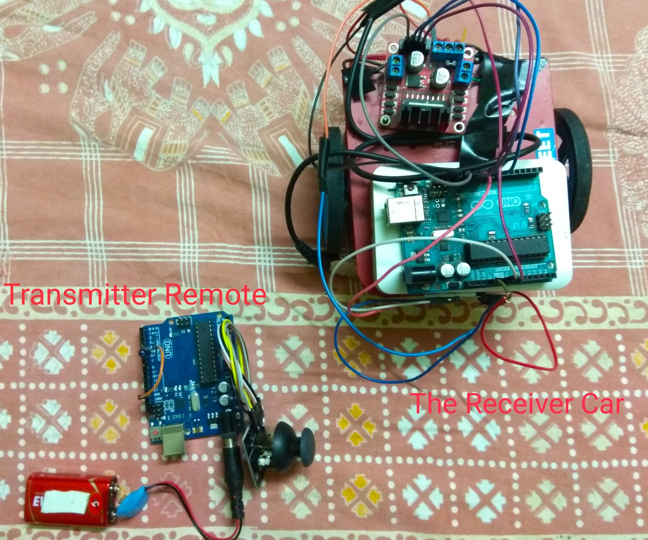 Joystick Controlled Remote Car : 4 Steps (with Pictures) - Instructables