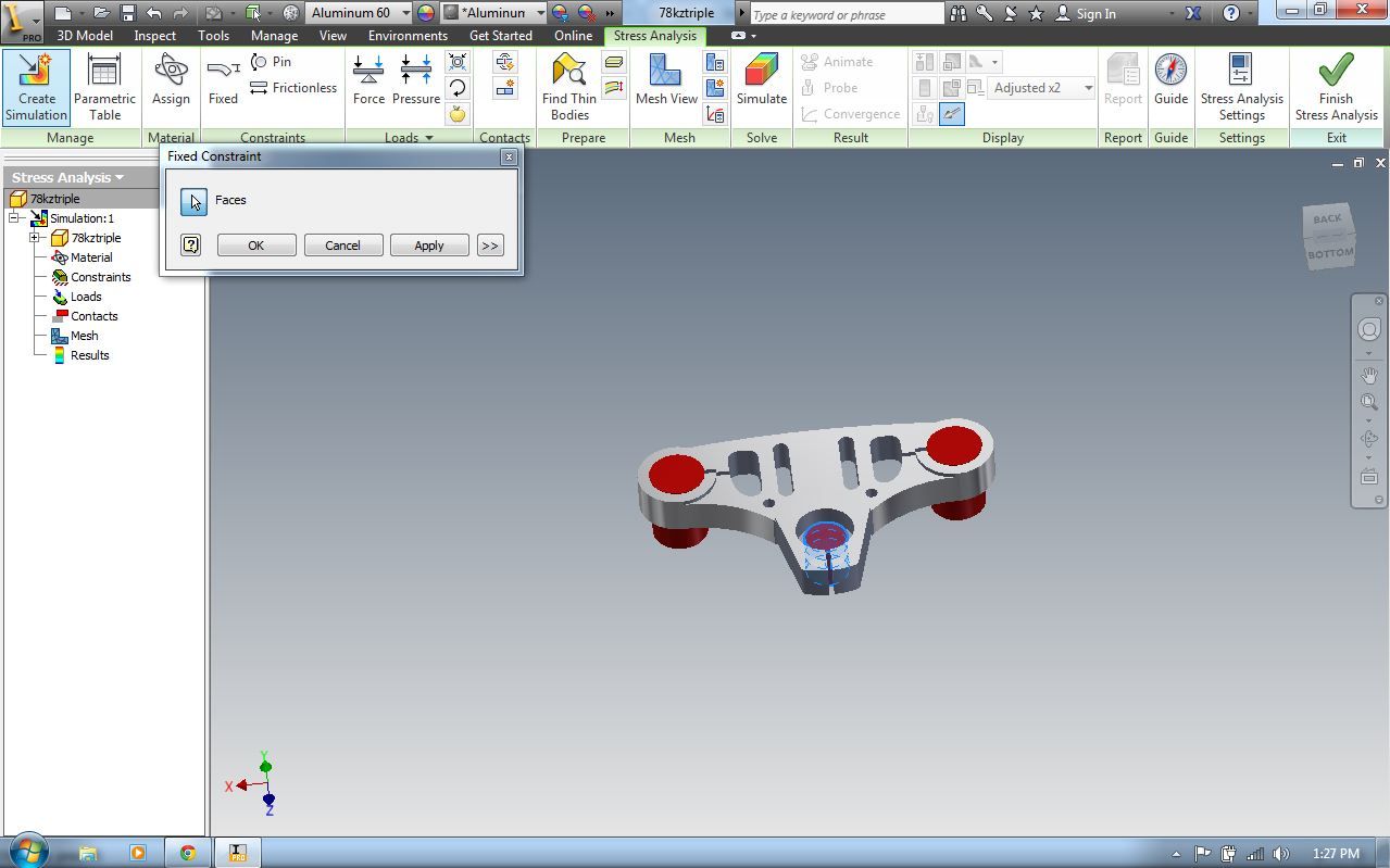 How to Use Stress Analysis in Autodesk Inventor to Test Your Parts. : 5 ...