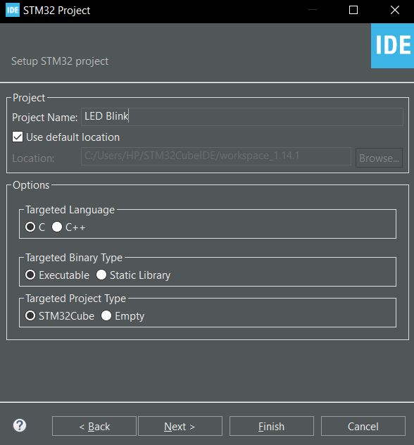 Get Started With STM32 Black Pill and STM Cube IDE to Blink On-board ...