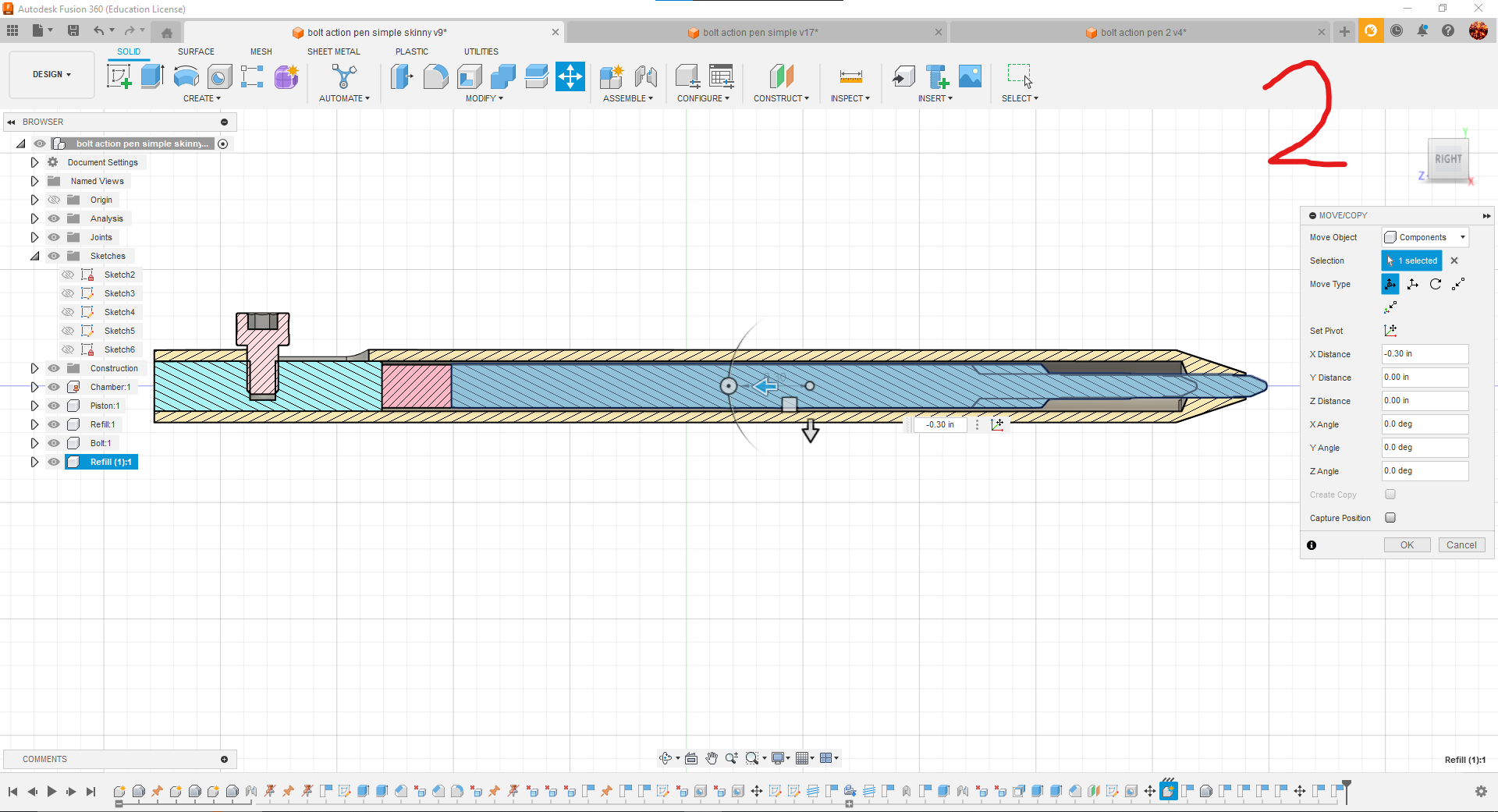 CAD, CAM, and CNC: a Bolt Action Pen : 7 Steps (with Pictures ...