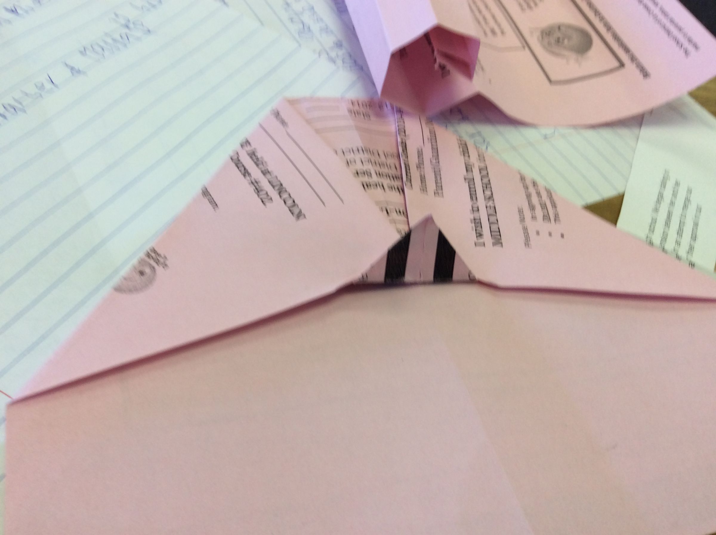 Nakamura Lock Paper Airplane : 6 Steps - Instructables