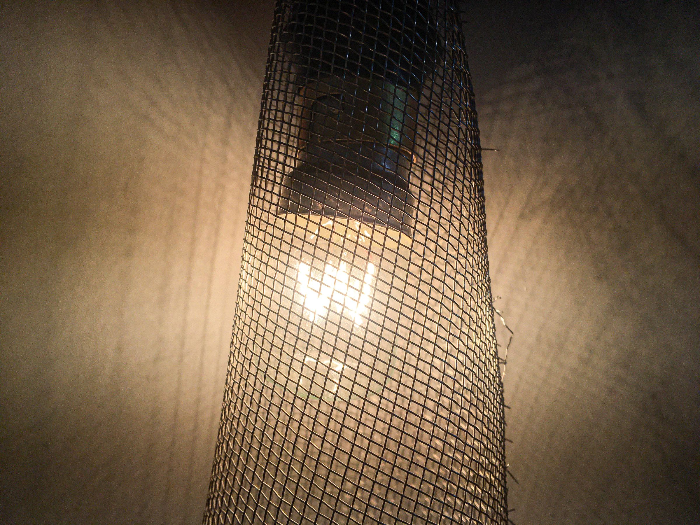 Simple Wire Mesh Lamp : 4 Steps - Instructables