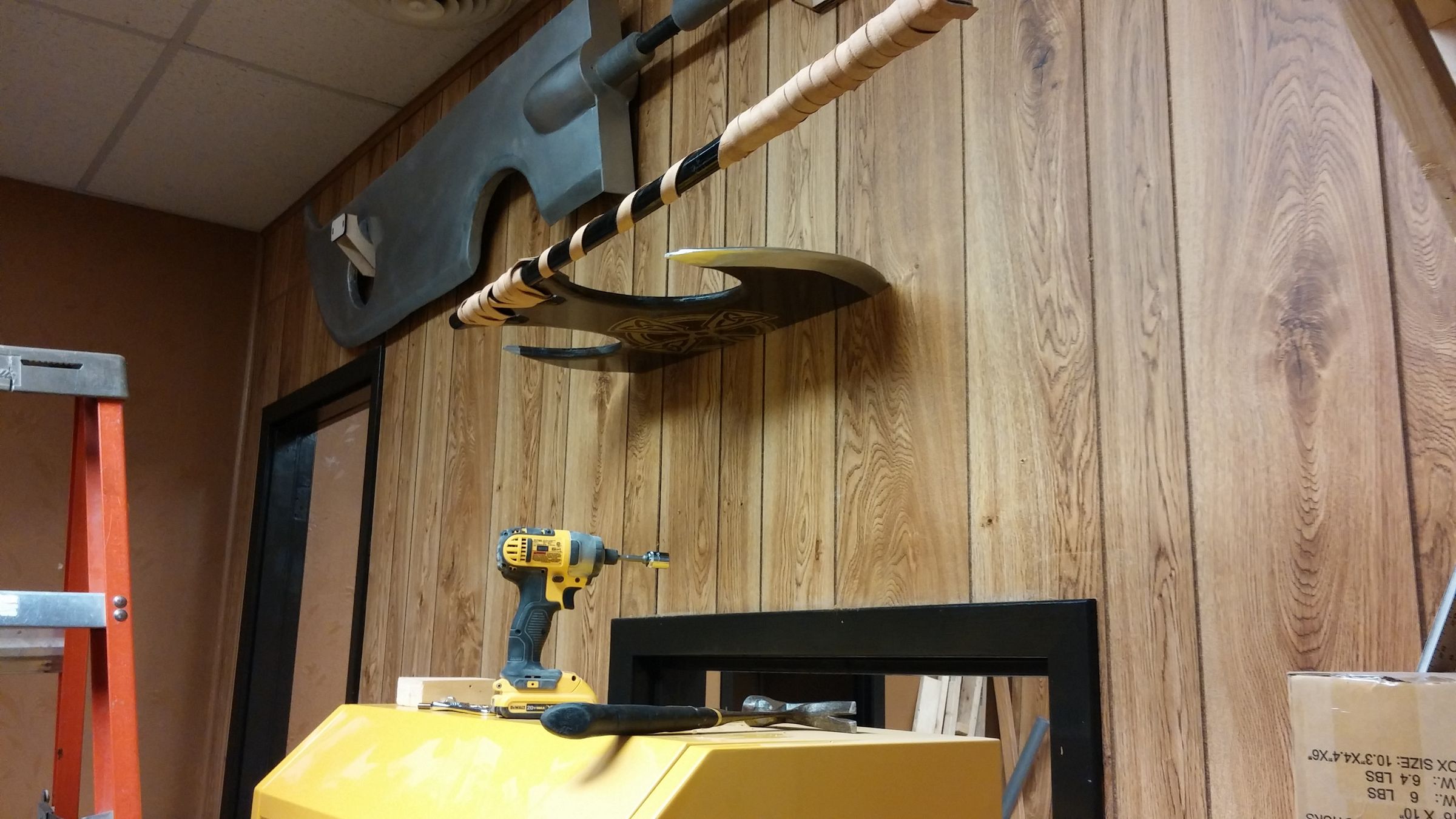 Viking Axe in Wall Floating Shelf : 14 Steps (with Pictures ...