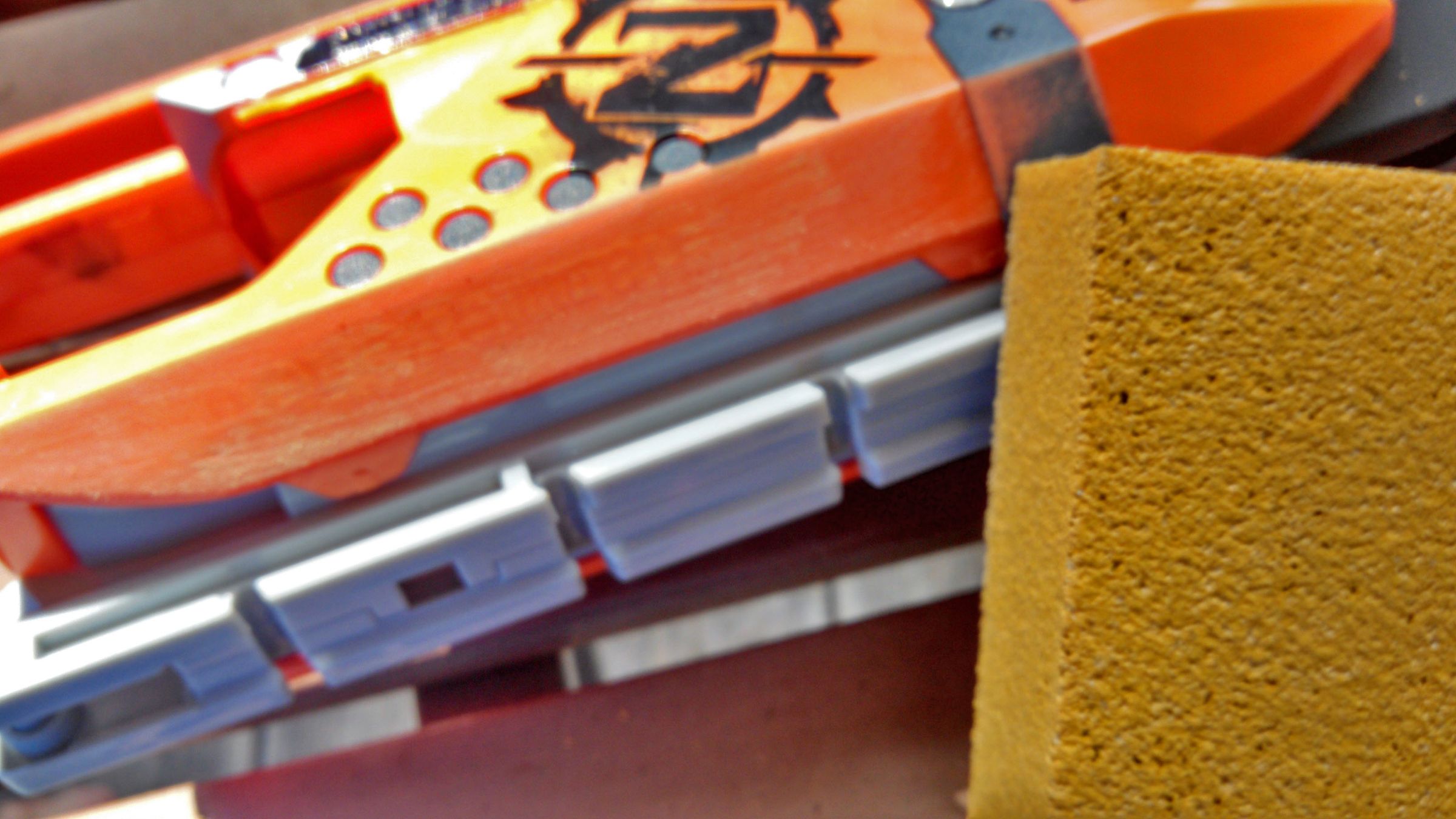 Nerf Hammershot Blaster Disco Glitter Blast LARP Paint : 7 Steps ...