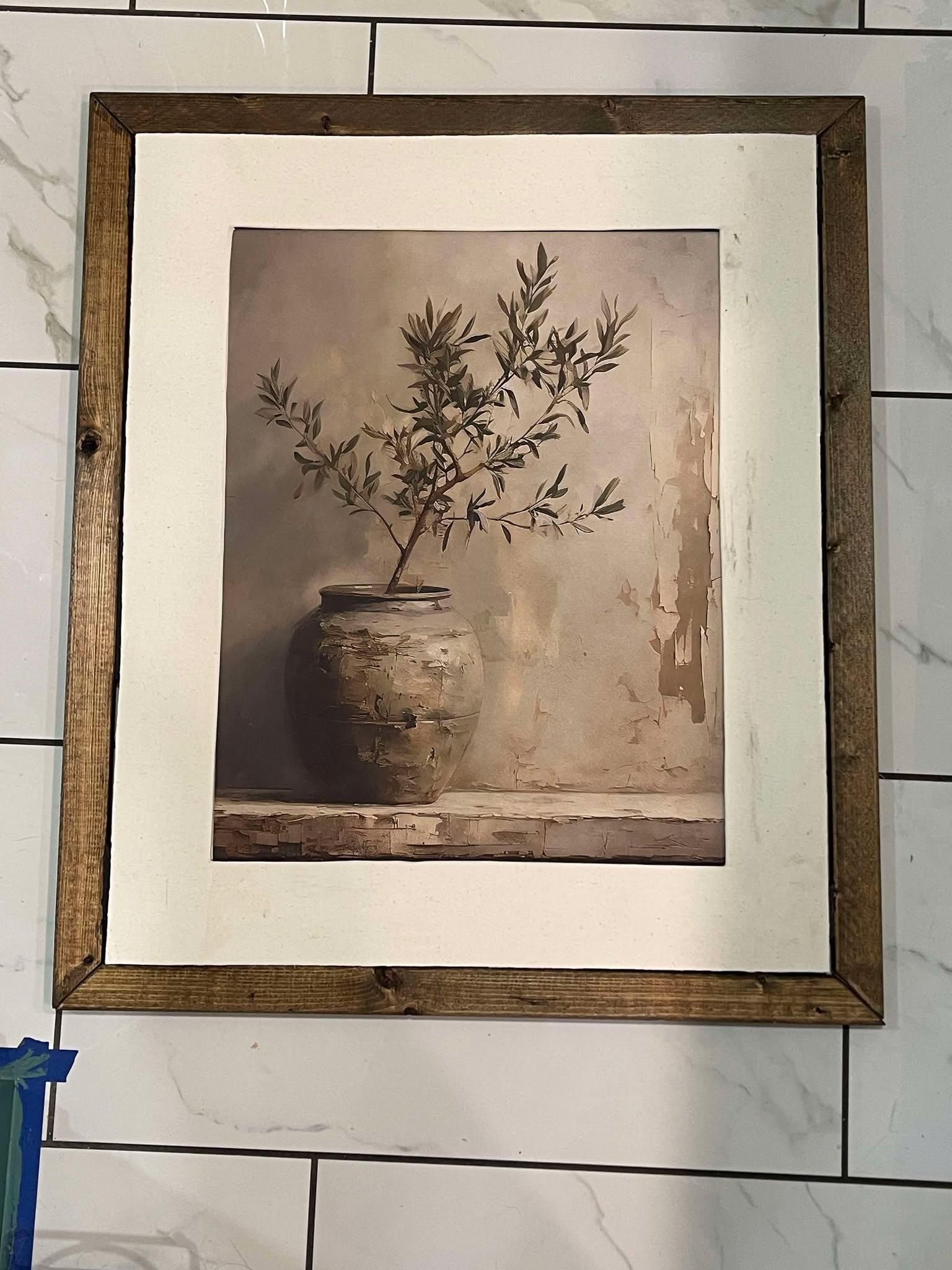 Floating Canvas Frames With Fabric Mats : 14 Steps (with Pictures ...