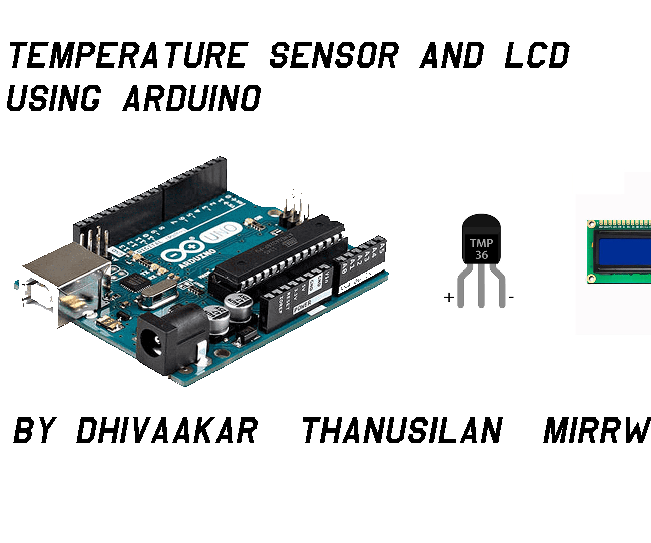 Tmp36 Temperature Sensor And Lcd Display Using Arduino Tinkercad 7